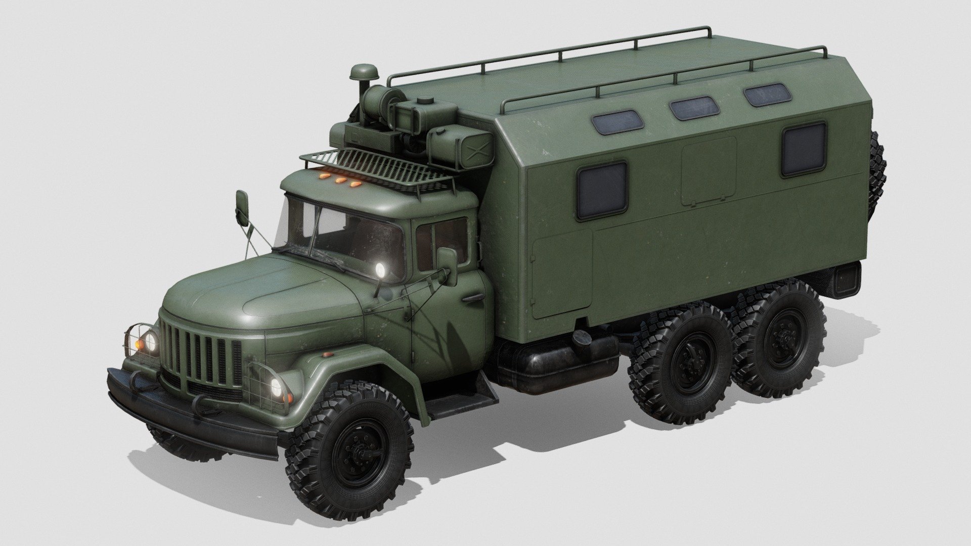 Soviet Army Command Vehicle - Buy Royalty Free 3D model by ...