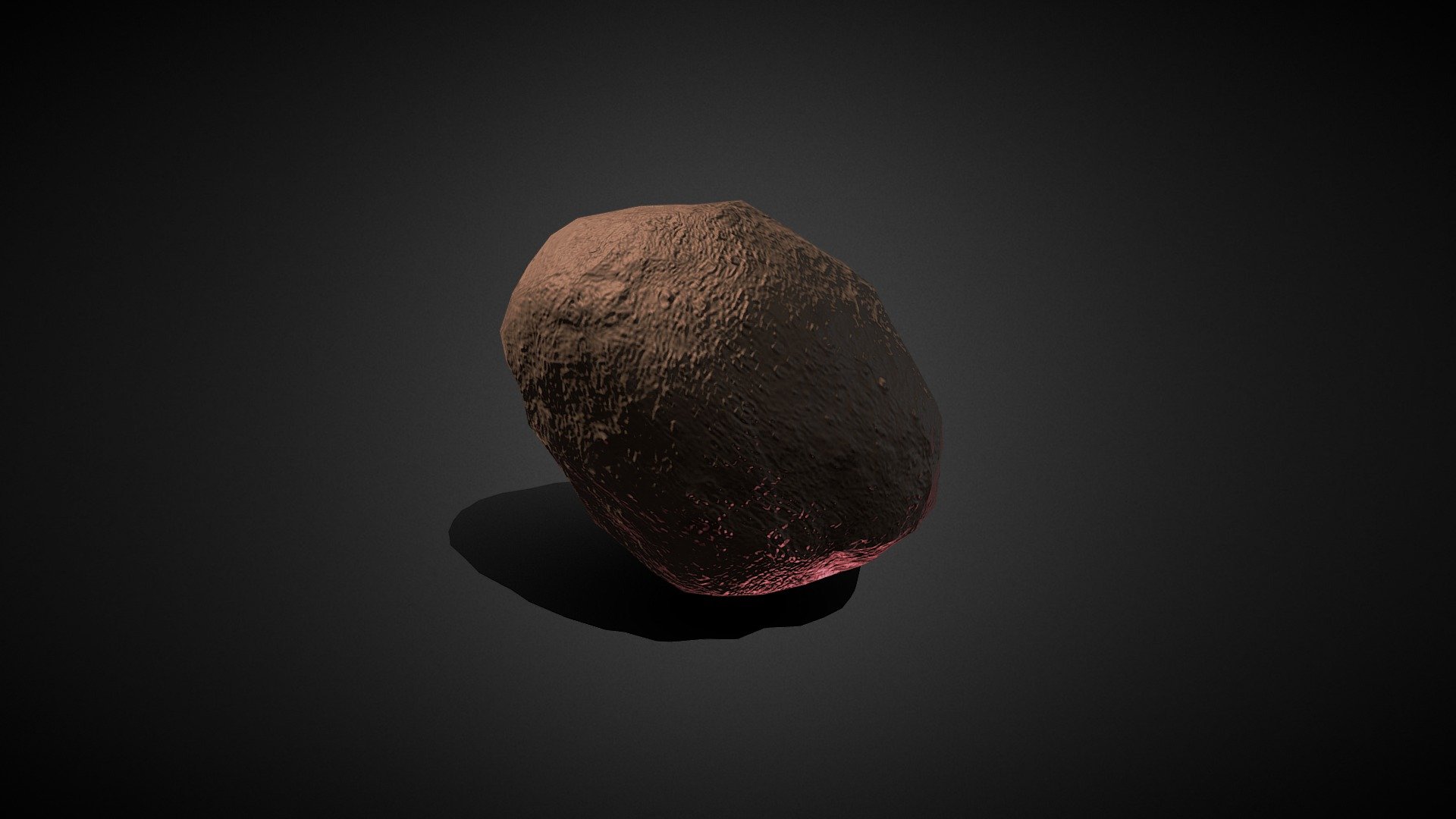 Meteor || Space || LowPoly - Download Free 3D model by Sharon El ...
