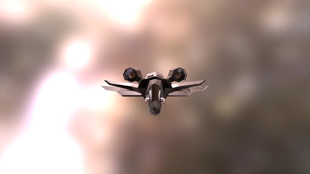 Jet Age Style Ship - 3D model by baristanate [a35b920] - Sketchfab
