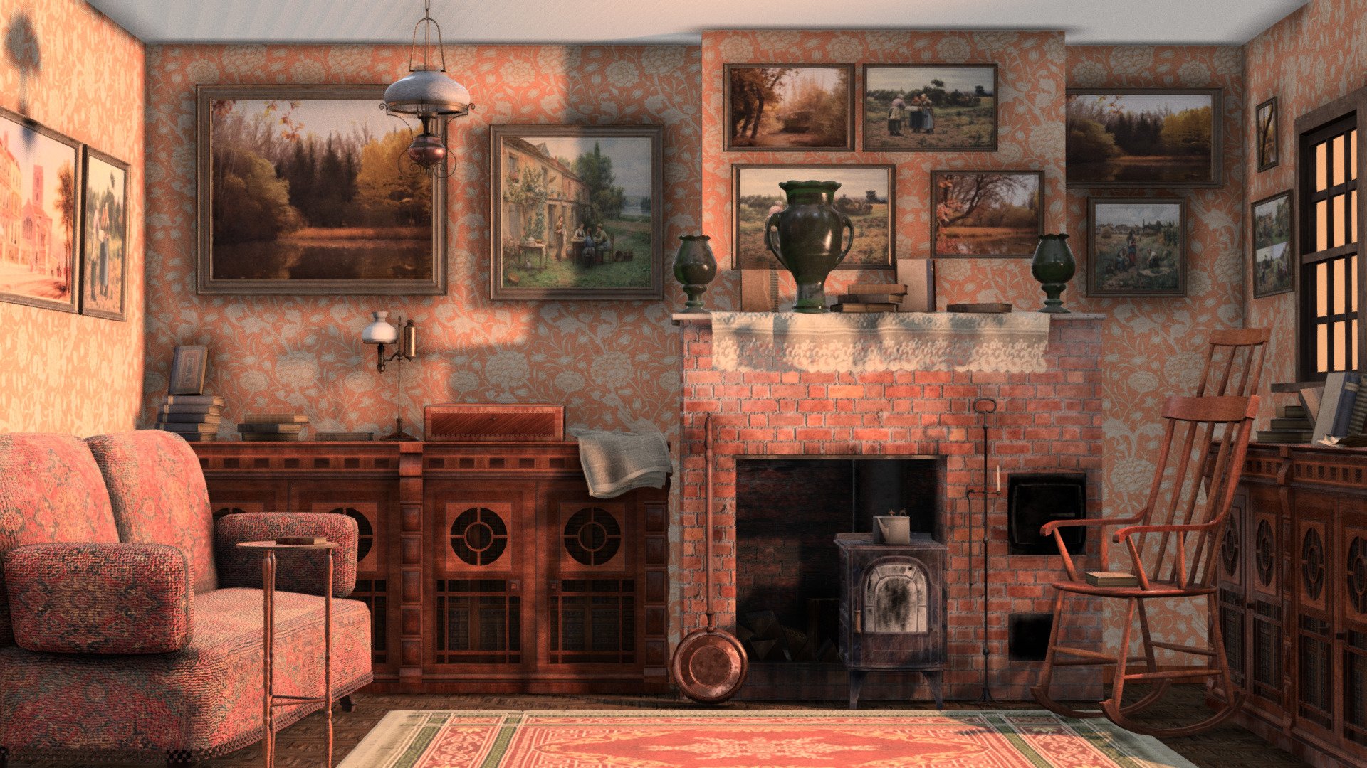 Victorian salon set - Buy Royalty Free 3D model by Tijerín Art Studio ...