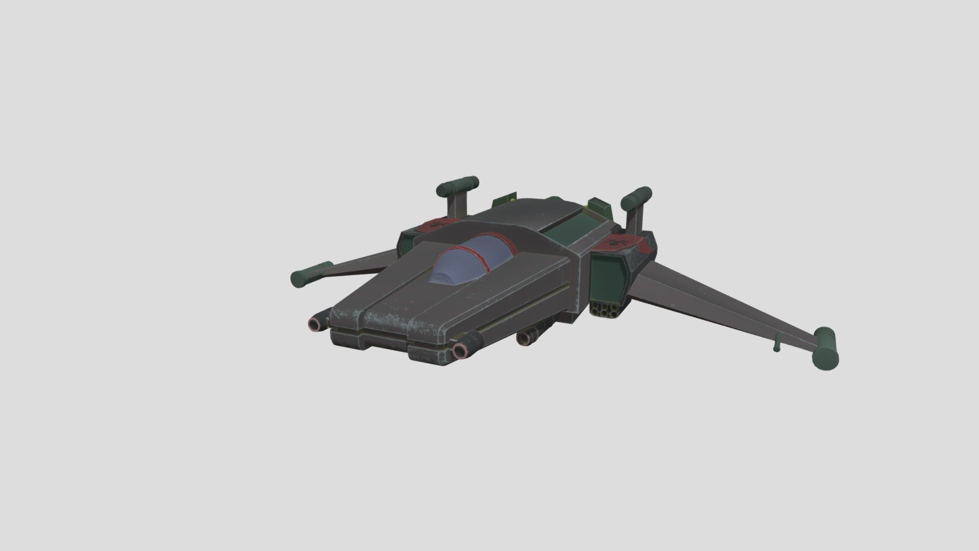 Light interceptor 2 - 3D model by Maks.Zaverach [a35ca5a] - Sketchfab