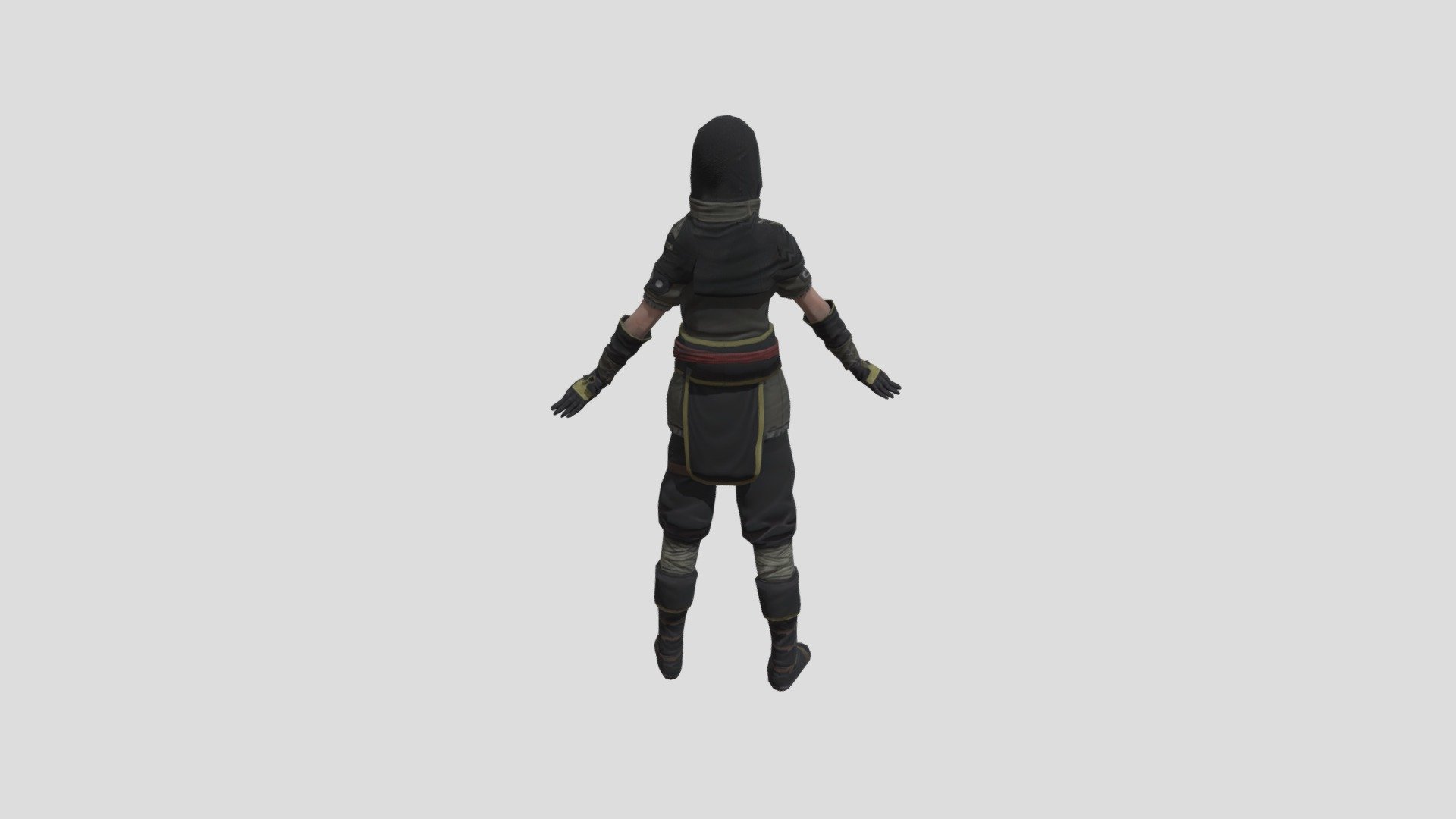 Akai ninja - 3D model by mireiaCast [a35d50f] - Sketchfab