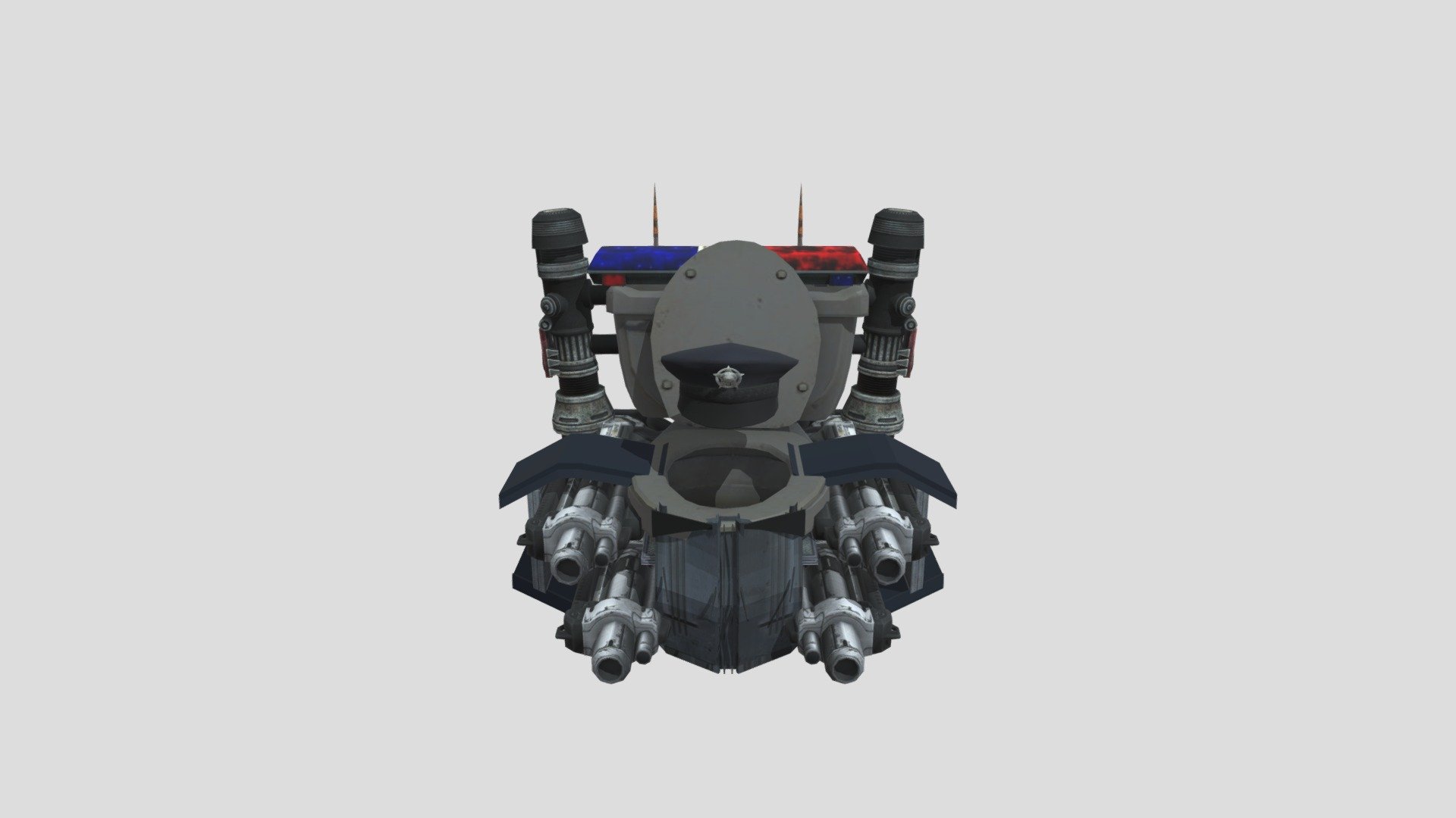 Upgraded Police Toilet body - Download Free 3D model by ASP ...