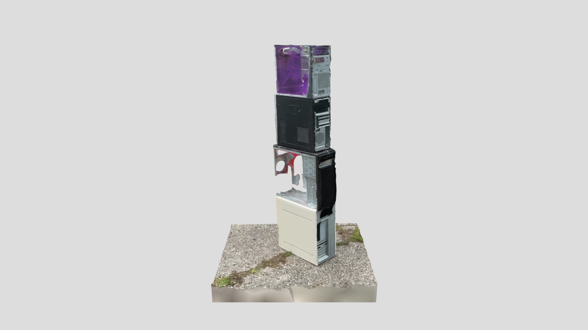 CPU Tower 03 - Download Free 3D model by leihouse [a35ea90] - Sketchfab