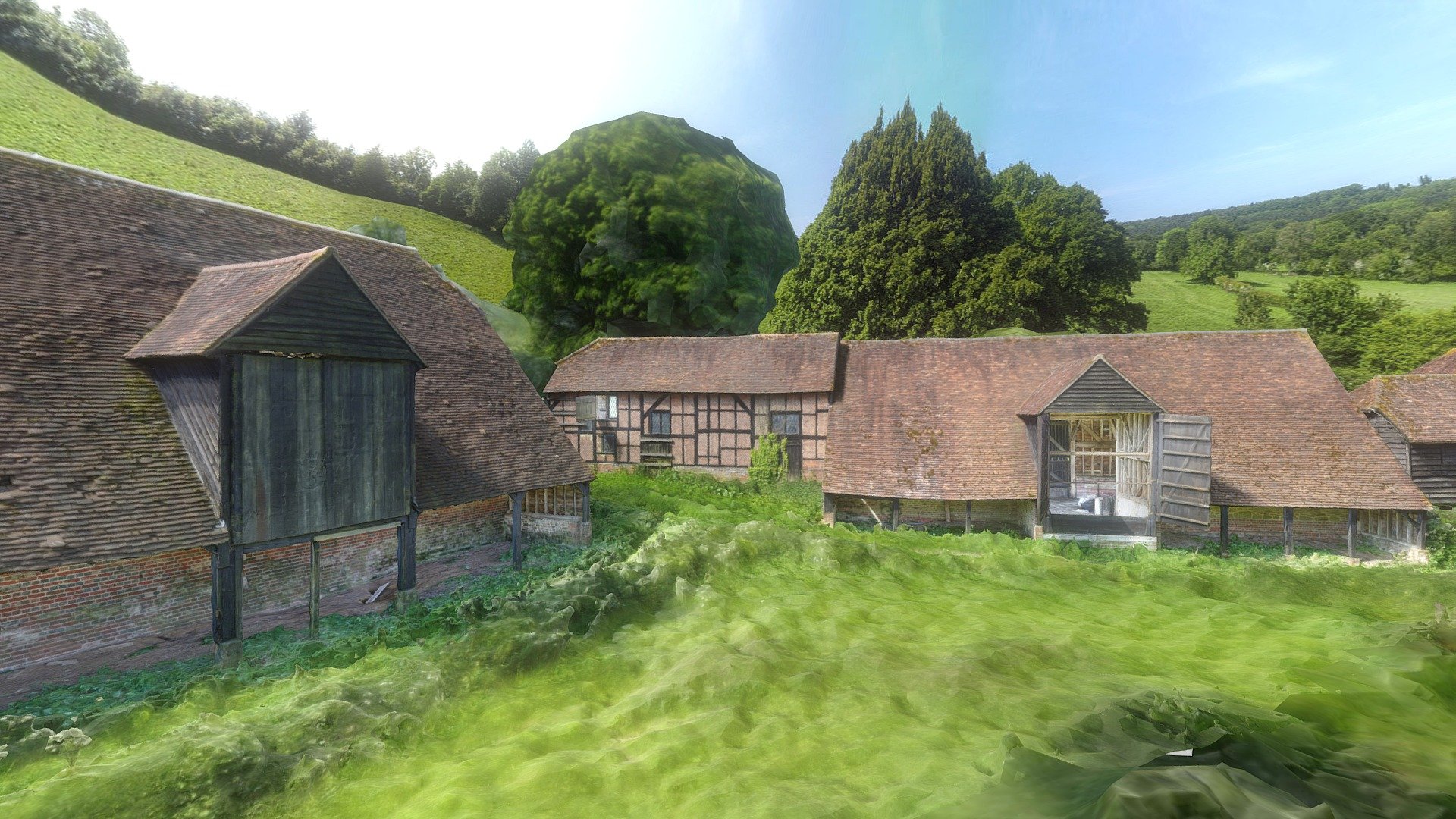 Emley Farmstead, National Trust, Surrey Hills - 3D model by National ...