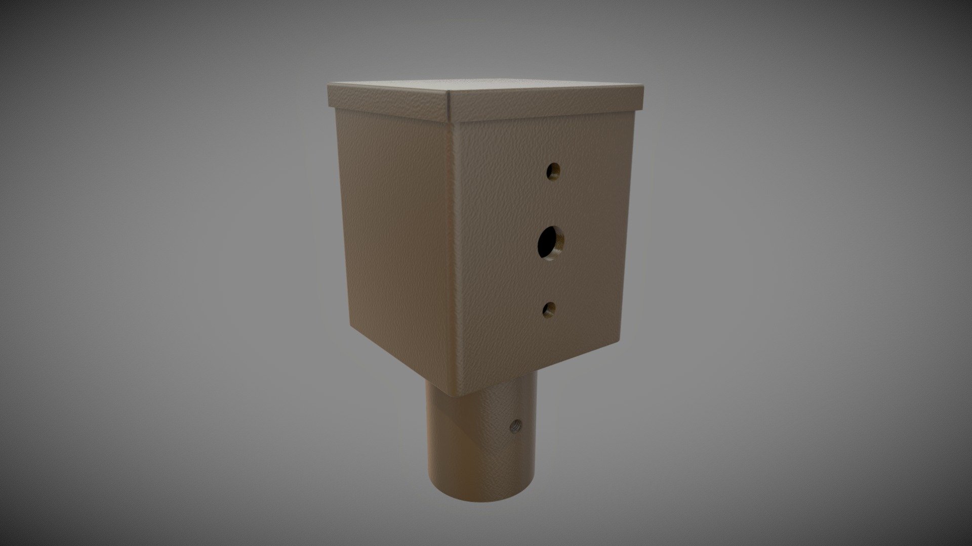 RFS- Removable Fitter Square 5in - 3D model by AV Poles & Lighting ...