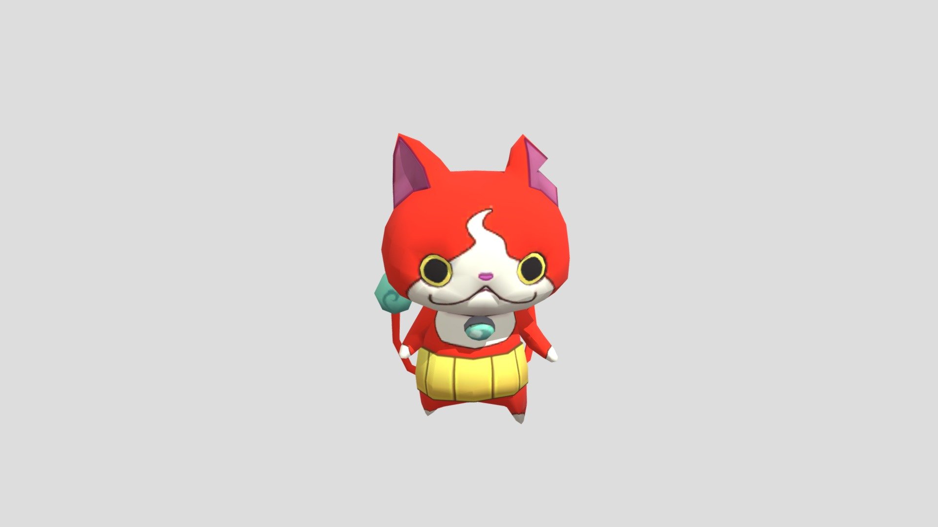 Jibanyan - Download Free 3D model by SliverWareWaffles [a3611f8 ...