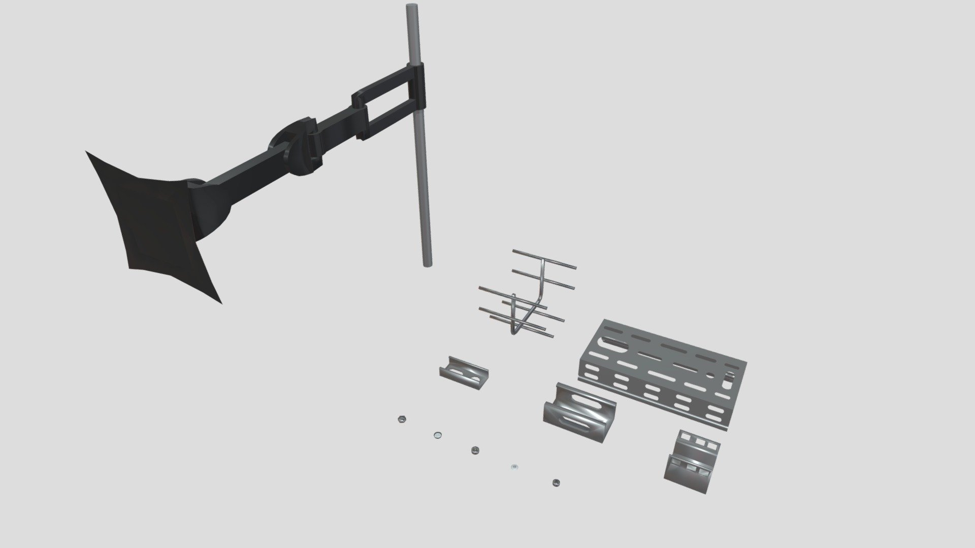 Mounting Systems Elements [assets lib] - Download Free 3D model by ...