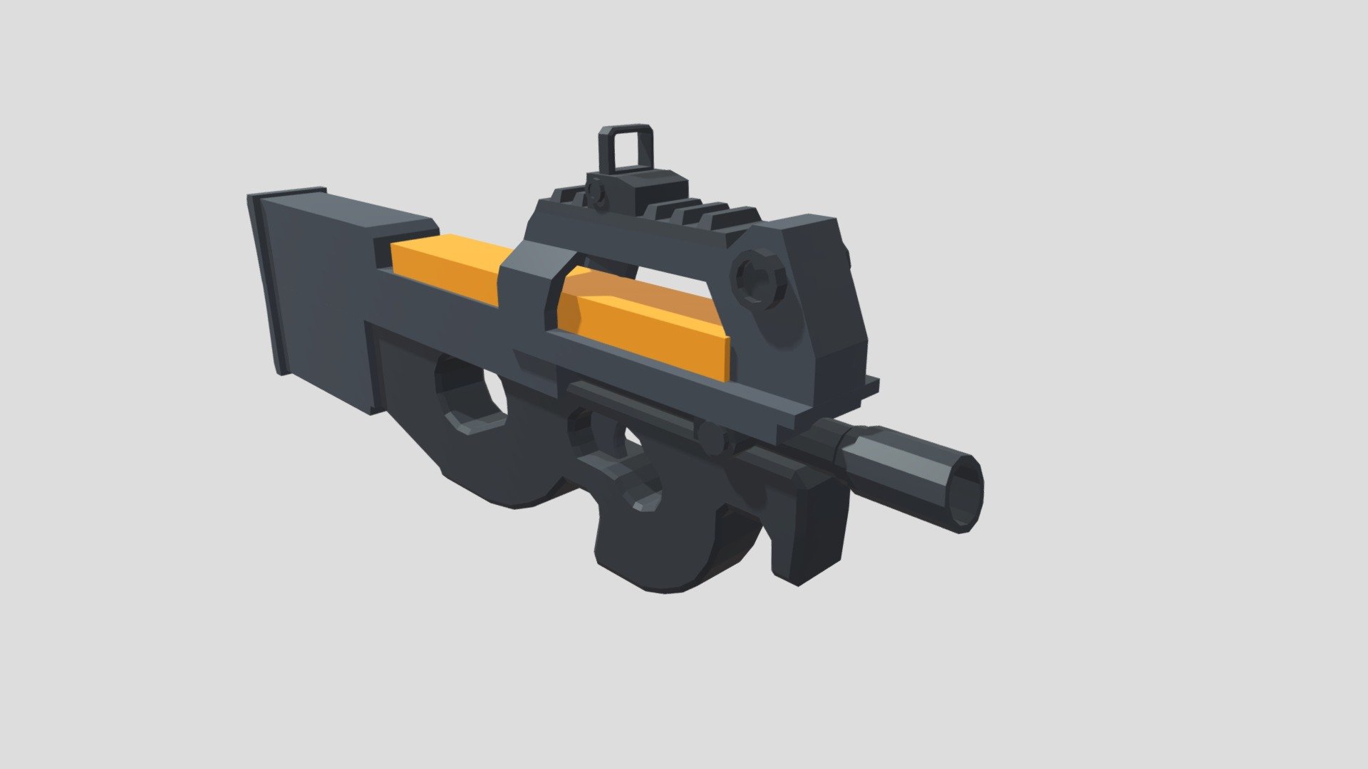 FN P90 Low-poly - Download Free 3D model by blaze71643 [a361543 ...