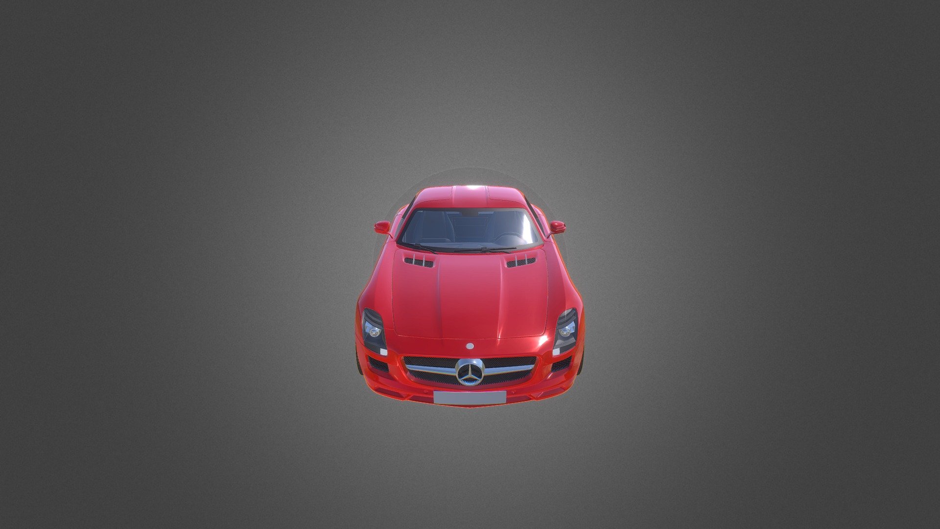 Mercedes Benz sls AMG (Red) - 3D model by BG_3D bank (@yiif) [a36307c ...