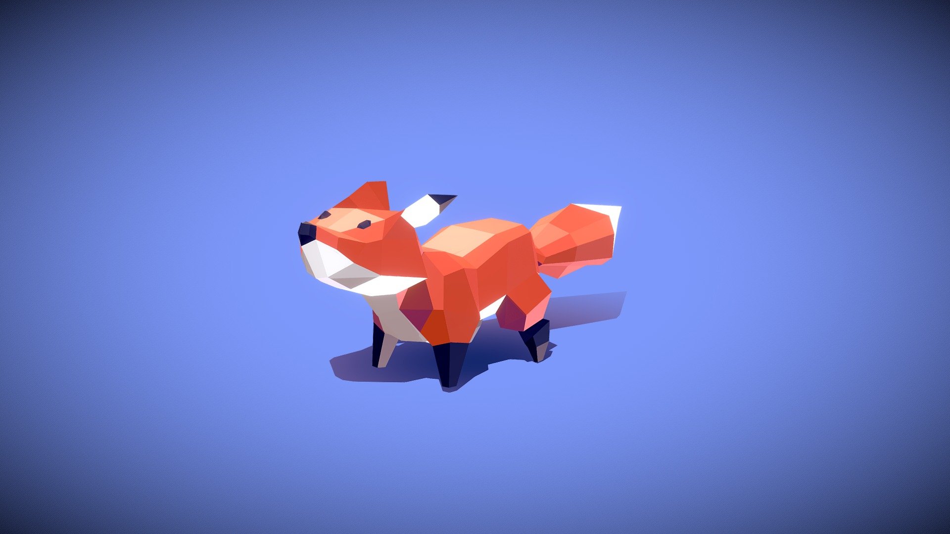 Fox Low Poly Model - 3D model by Garry.Samuel.Donzelli.Gray [a3641d1 ...