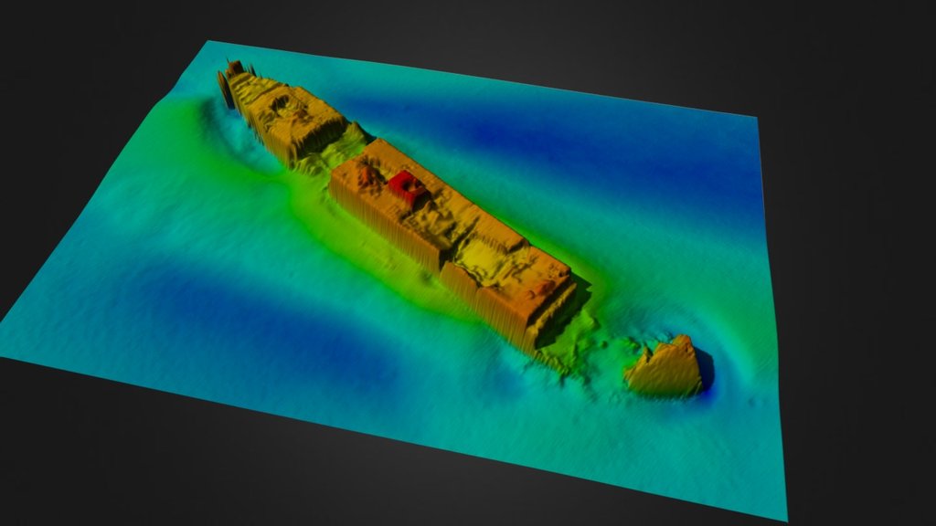 SS Polwell (INFOMAR/ Ulster University) - 3D model by INFOMAR [a36565e ...