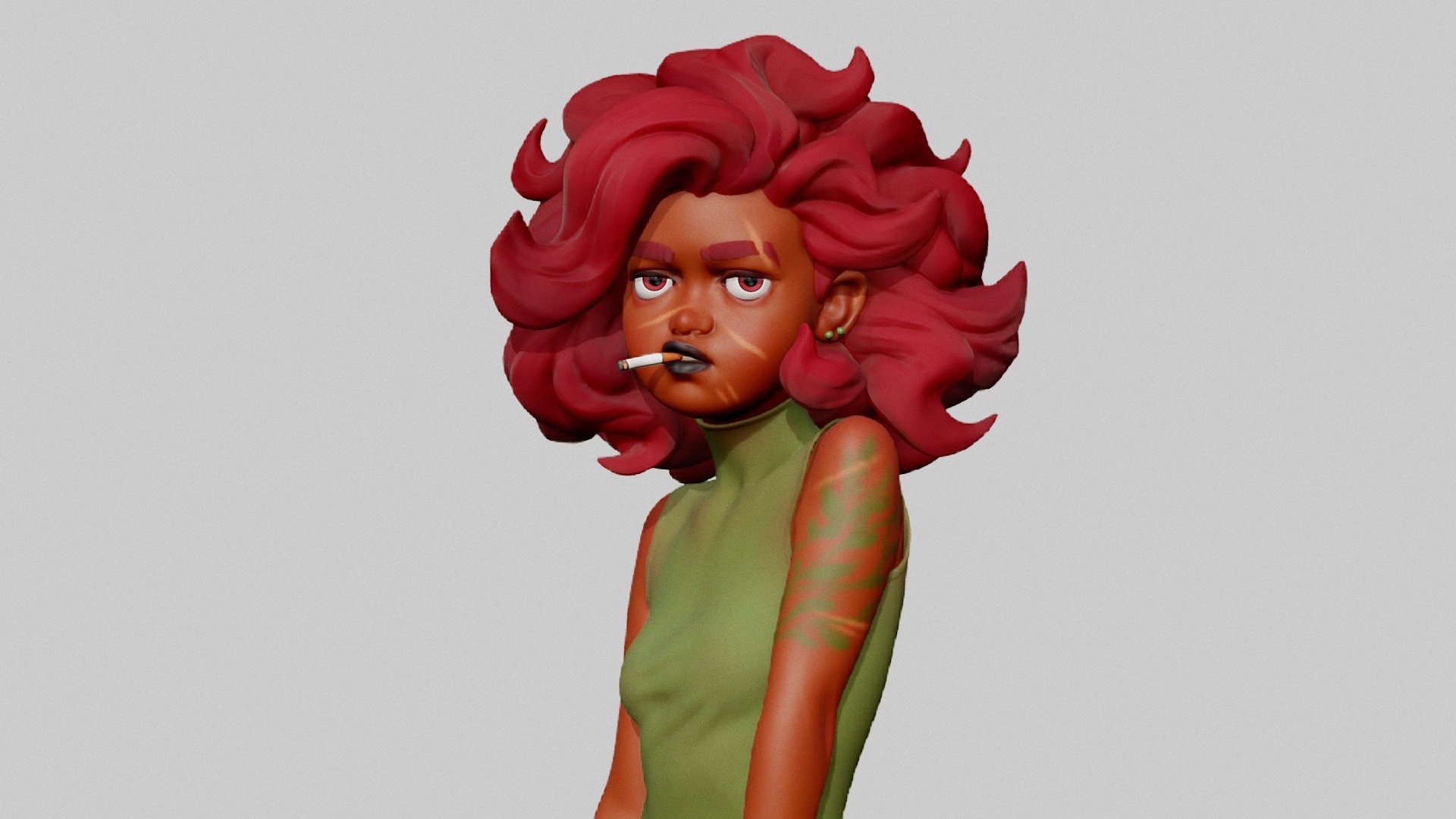Poison Ivy - Buy Royalty Free 3D model by Truneps [a366cab] - Sketchfab ...
