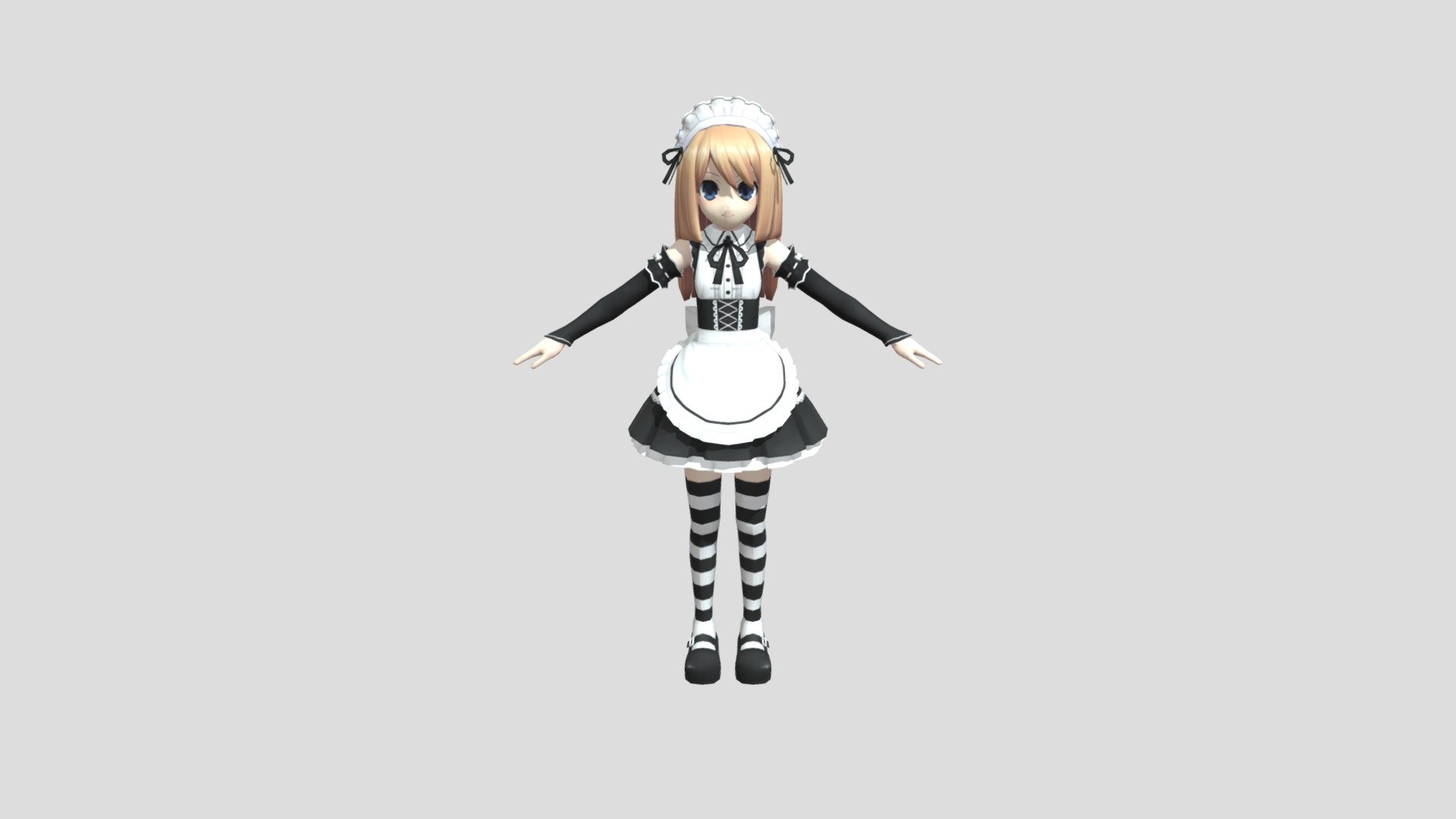 Hyperdimension Neptunia Ram Maid - Download Free 3D model by ...