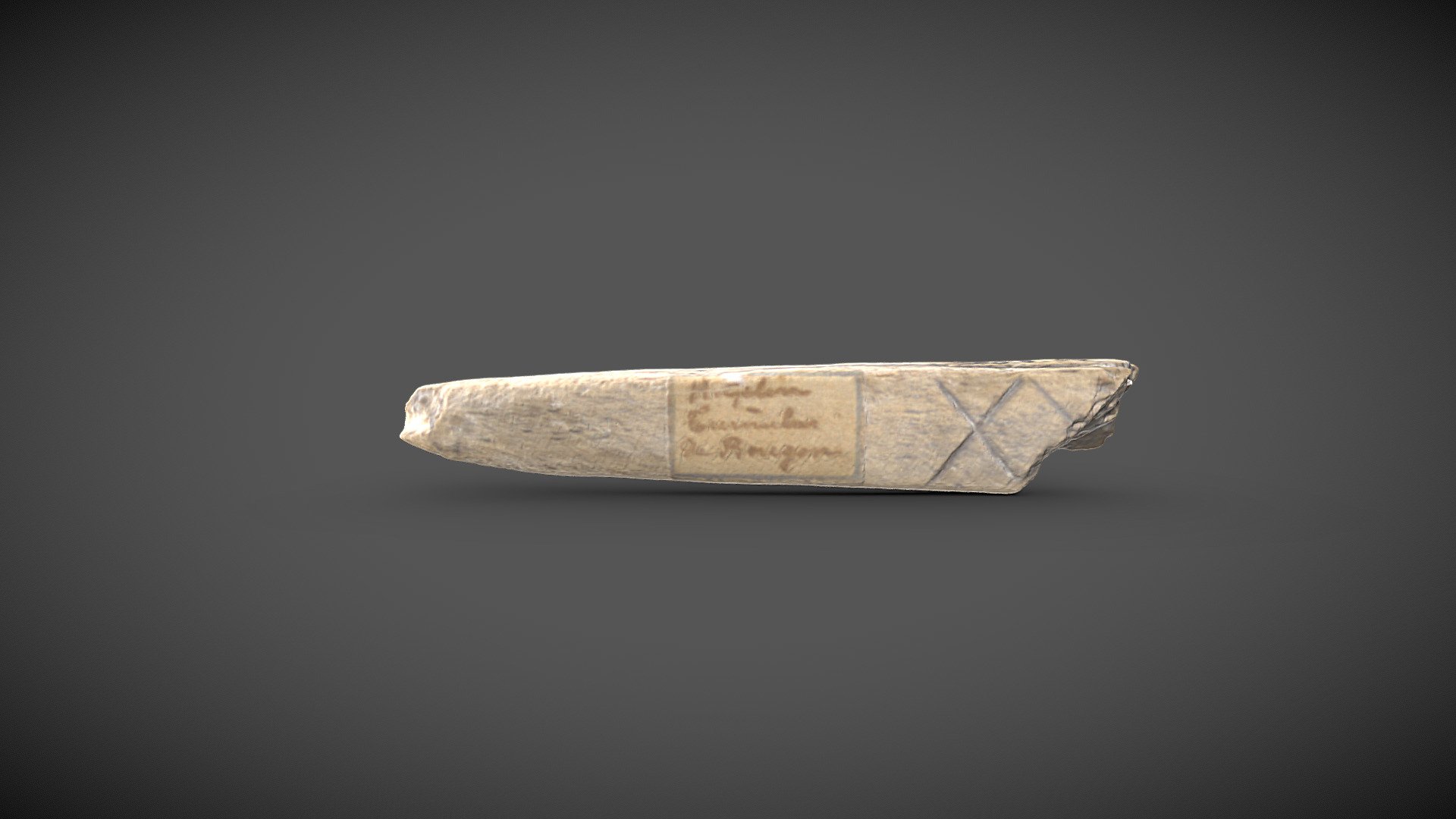 Fragment de ciseau décoré - Download Free 3D model by Alienor.org, Conseil des musées (@alienor ...