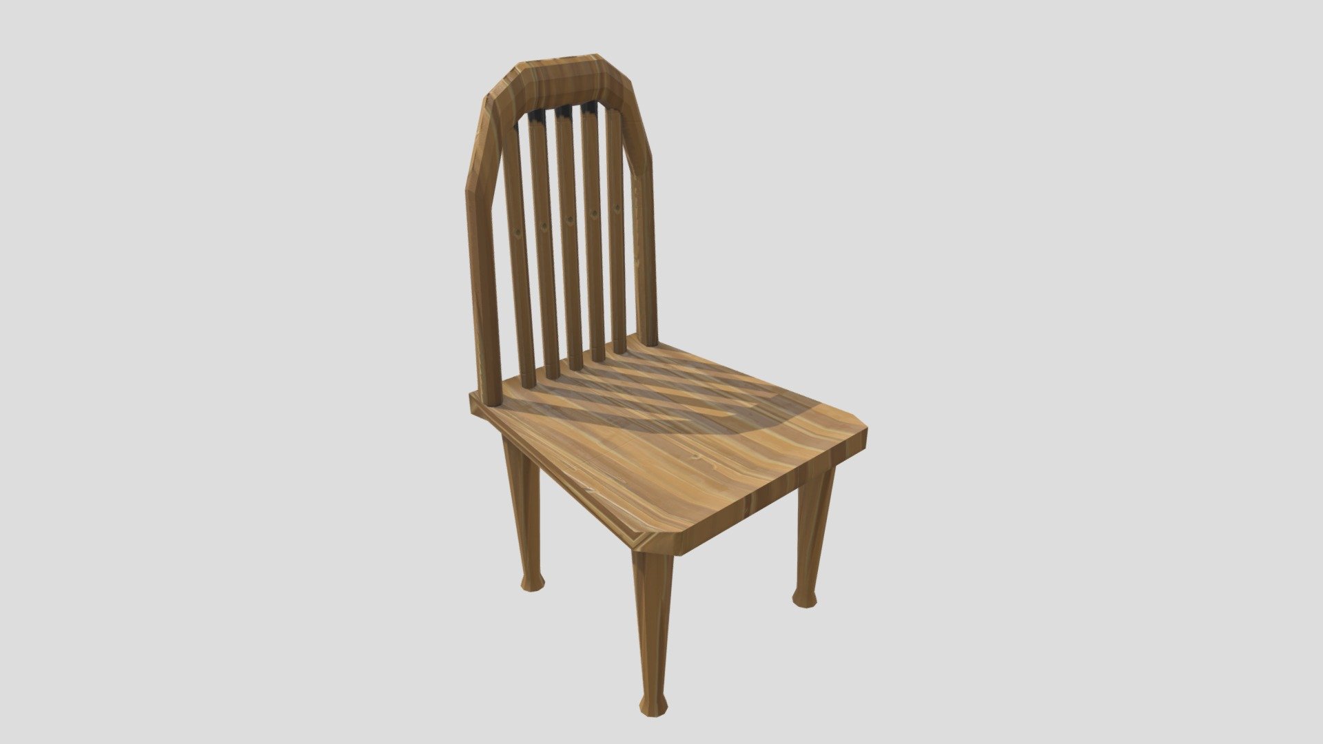 Simple Chair - 3D model by KornyM3mes [a36bf48] - Sketchfab