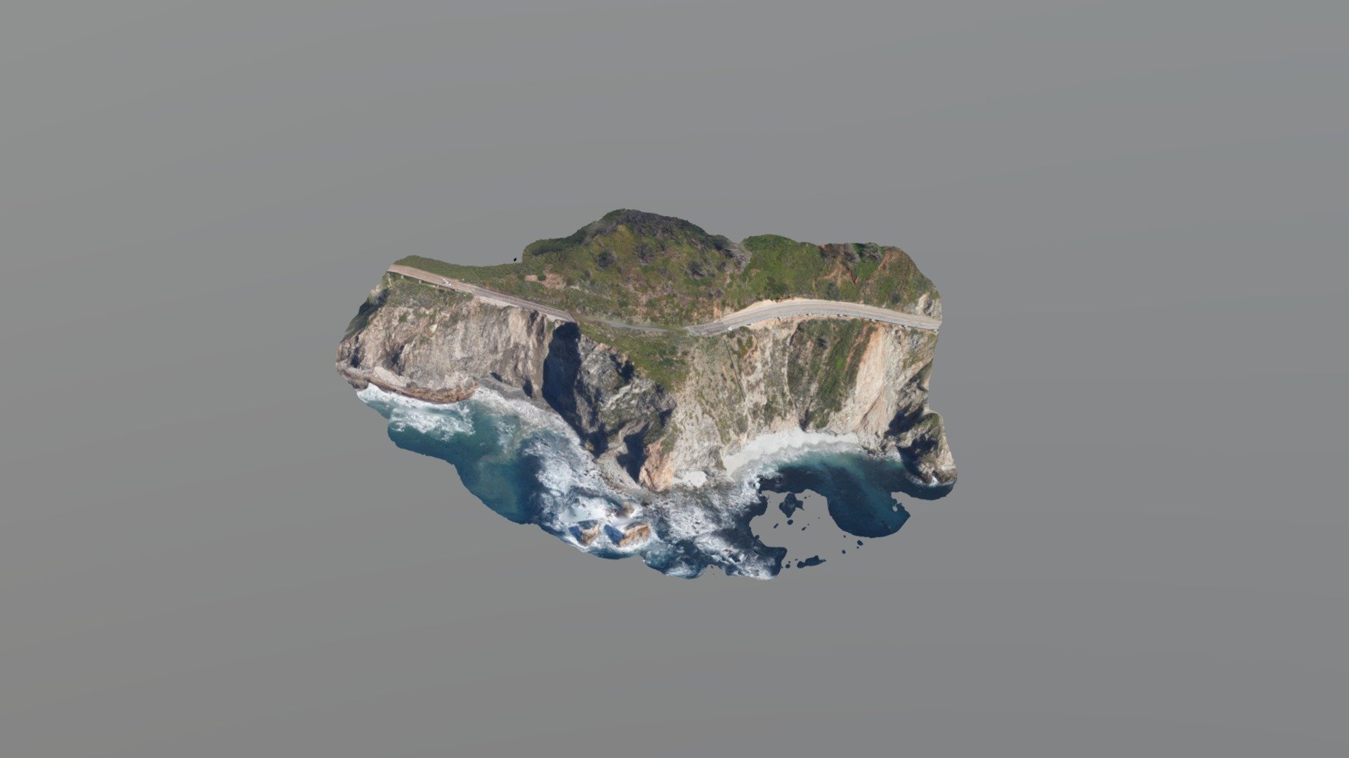 april highway 1 slide - 3D model by skycamaviation [a36c8c5] - Sketchfab