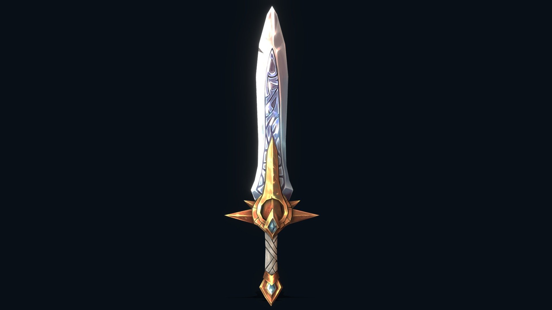 Bastion sword - 3D model by Aleksandr Zhukov (@Sash_Volzh) [a36cafc ...