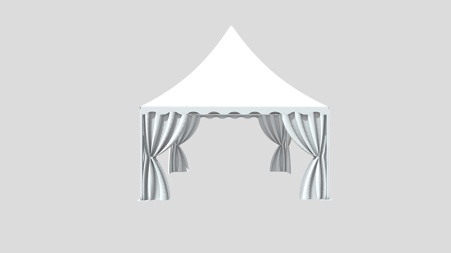 5-5 Gazebo Pagoda Tent - 3D model by Shenzhen Baikal Tent ...
