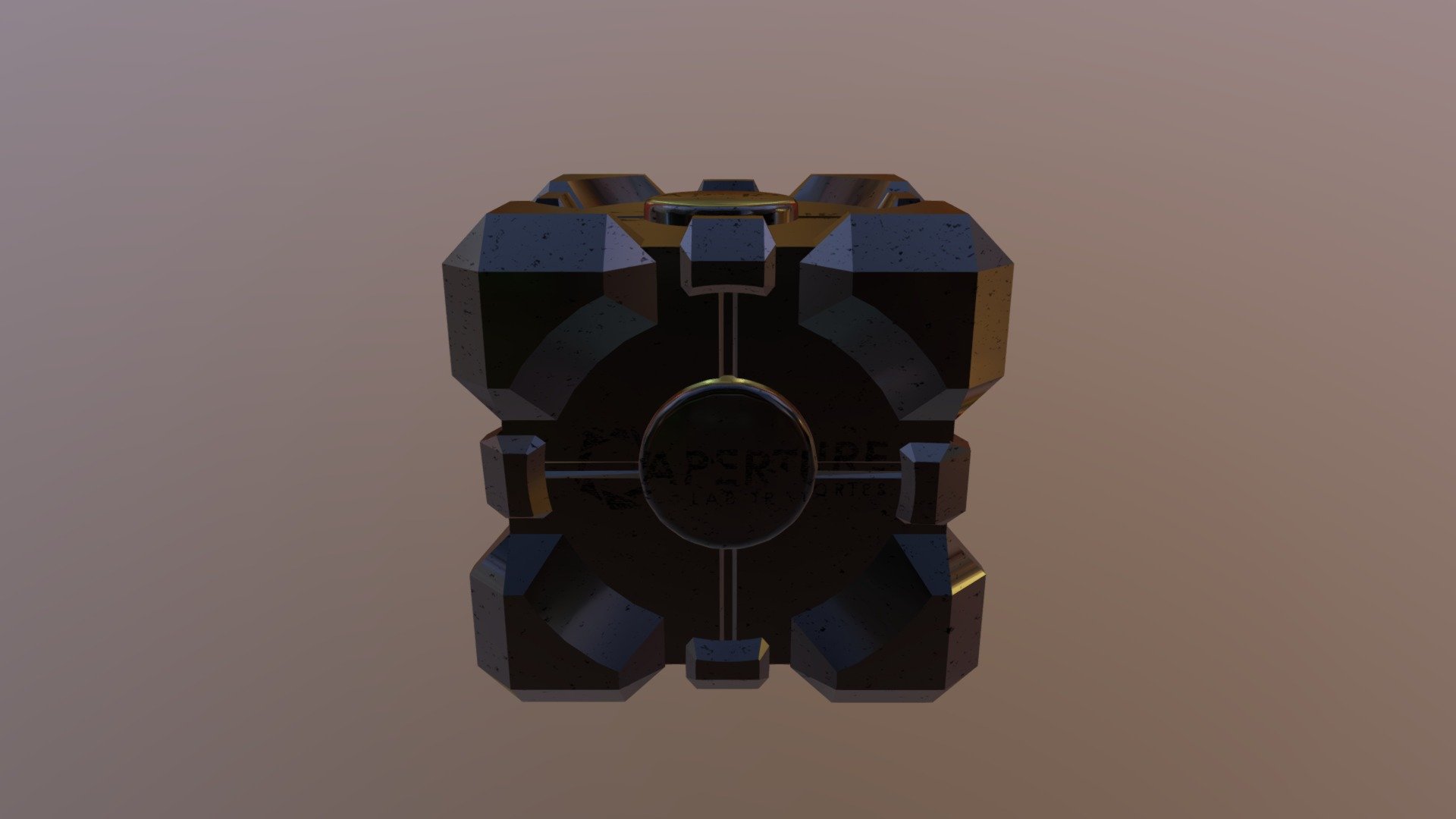 Metal Portal Cube - 3D model by jimenazo [a36dbe5] - Sketchfab