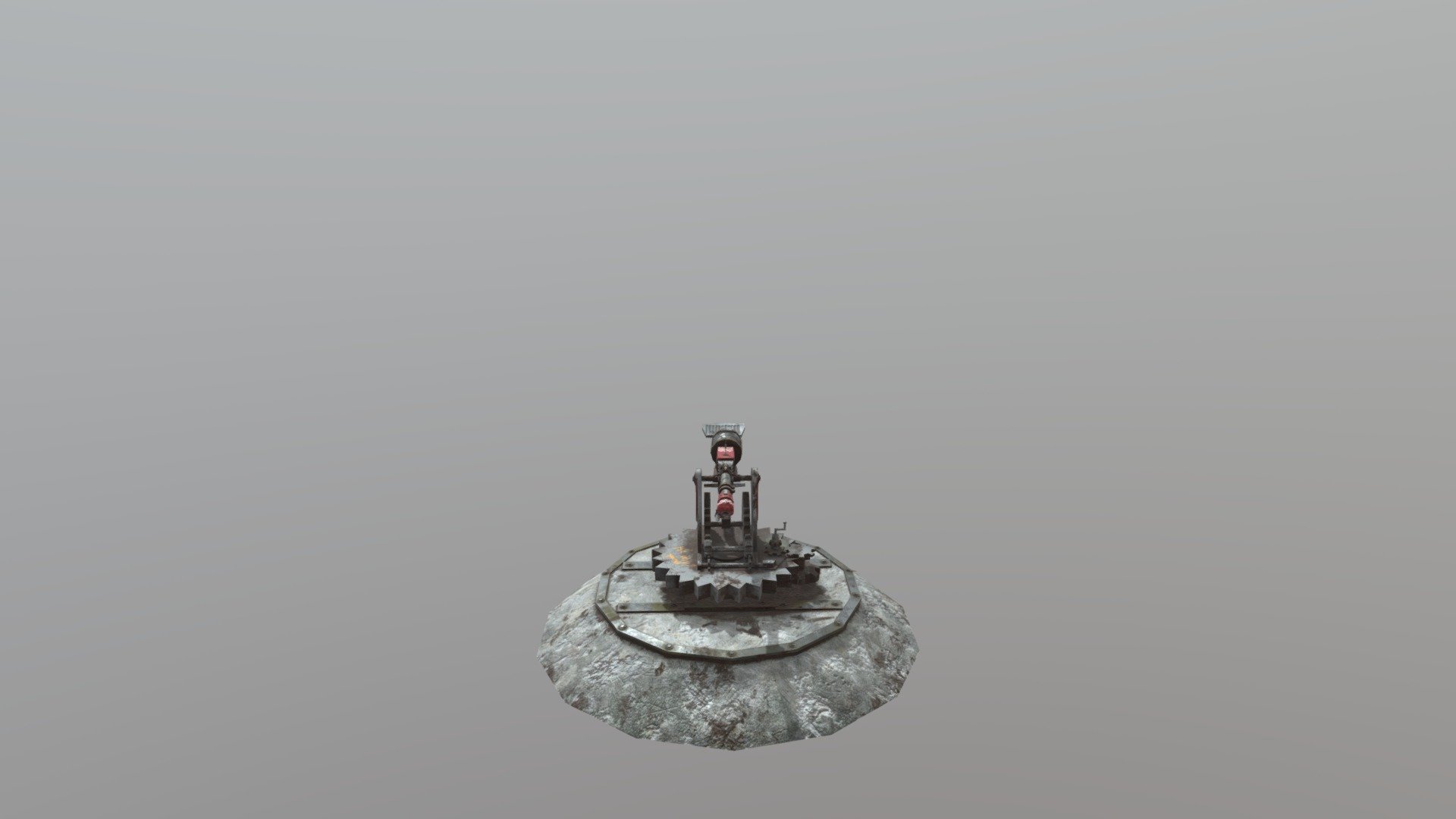 Zzap Gun - Turret - 3D model by speckysimon [a36e45e] - Sketchfab