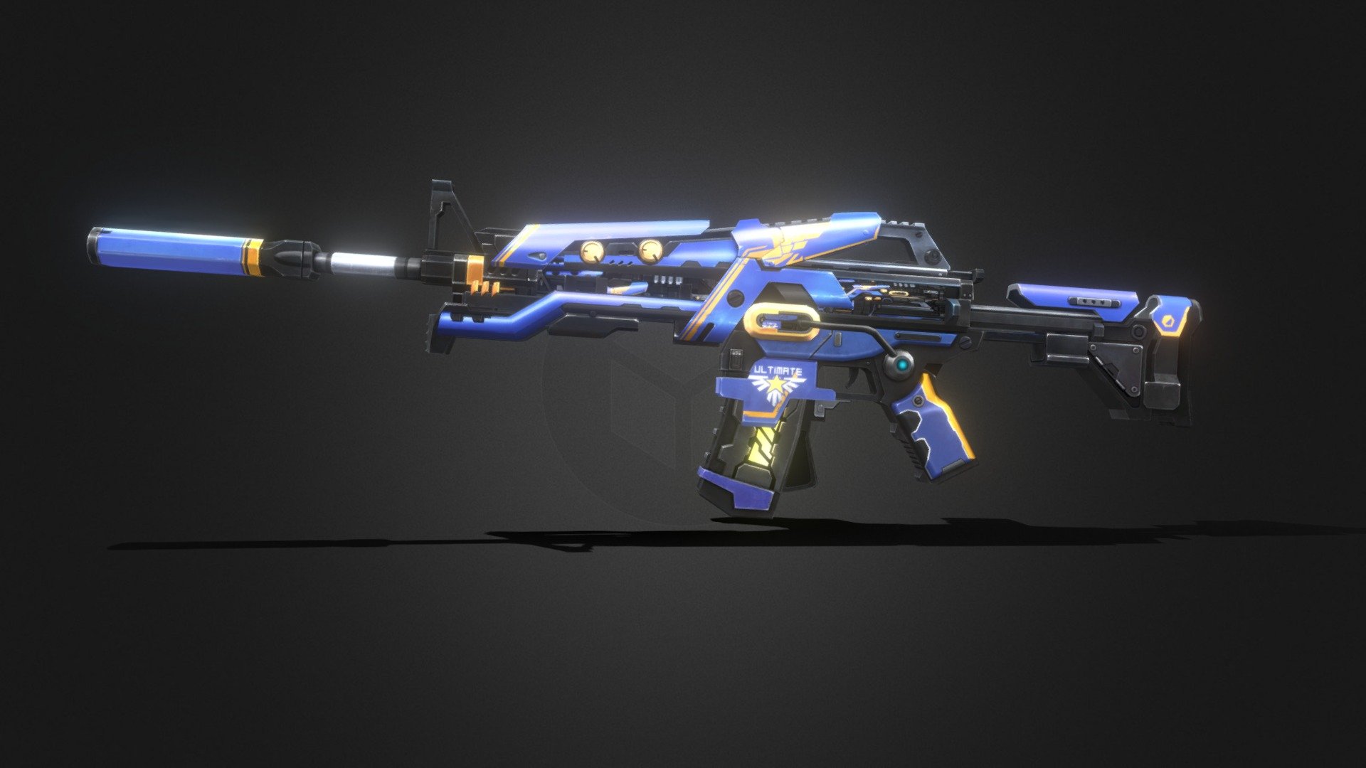 M4a1 Hero II - Buy Royalty Free 3D model by Long Nguyễn (@LongNguyen89 ...