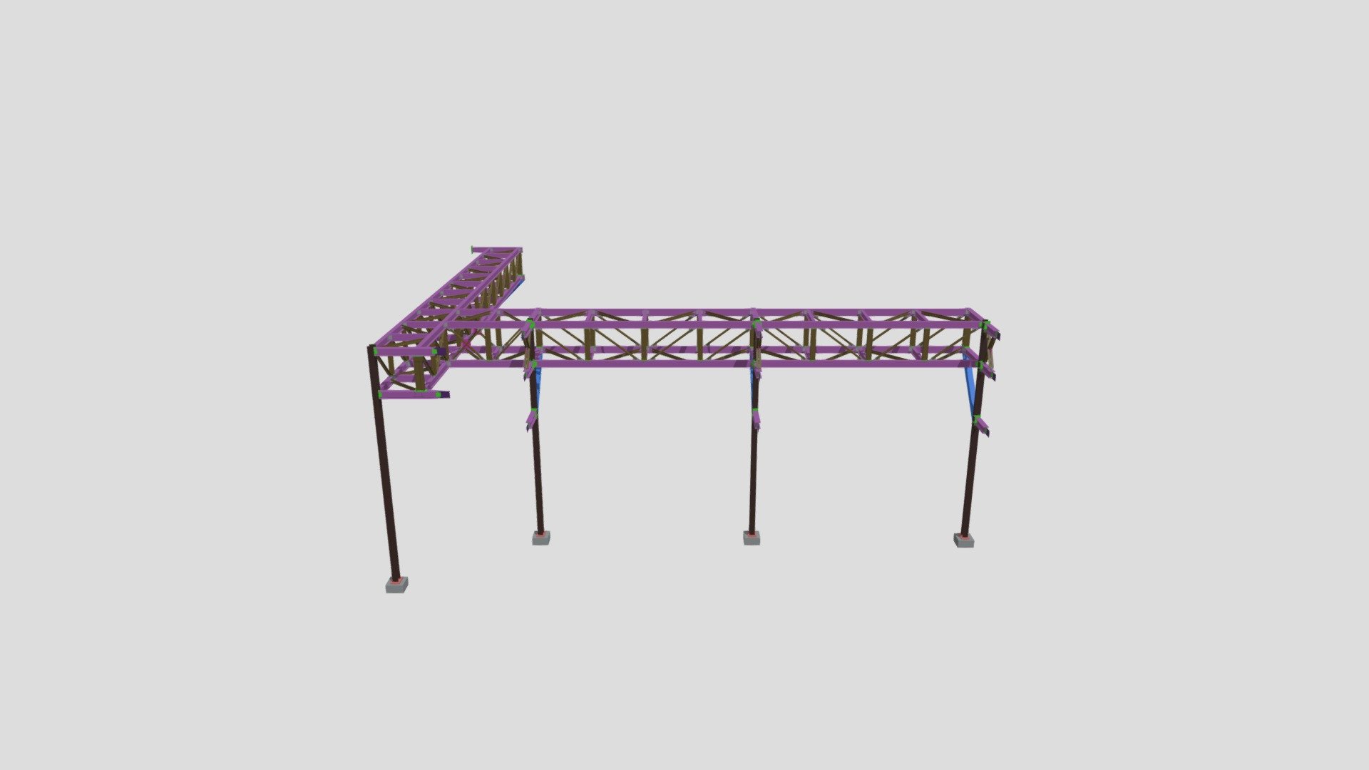 PIPE RACK - 3D model by jpsmttos [a36fe25] - Sketchfab