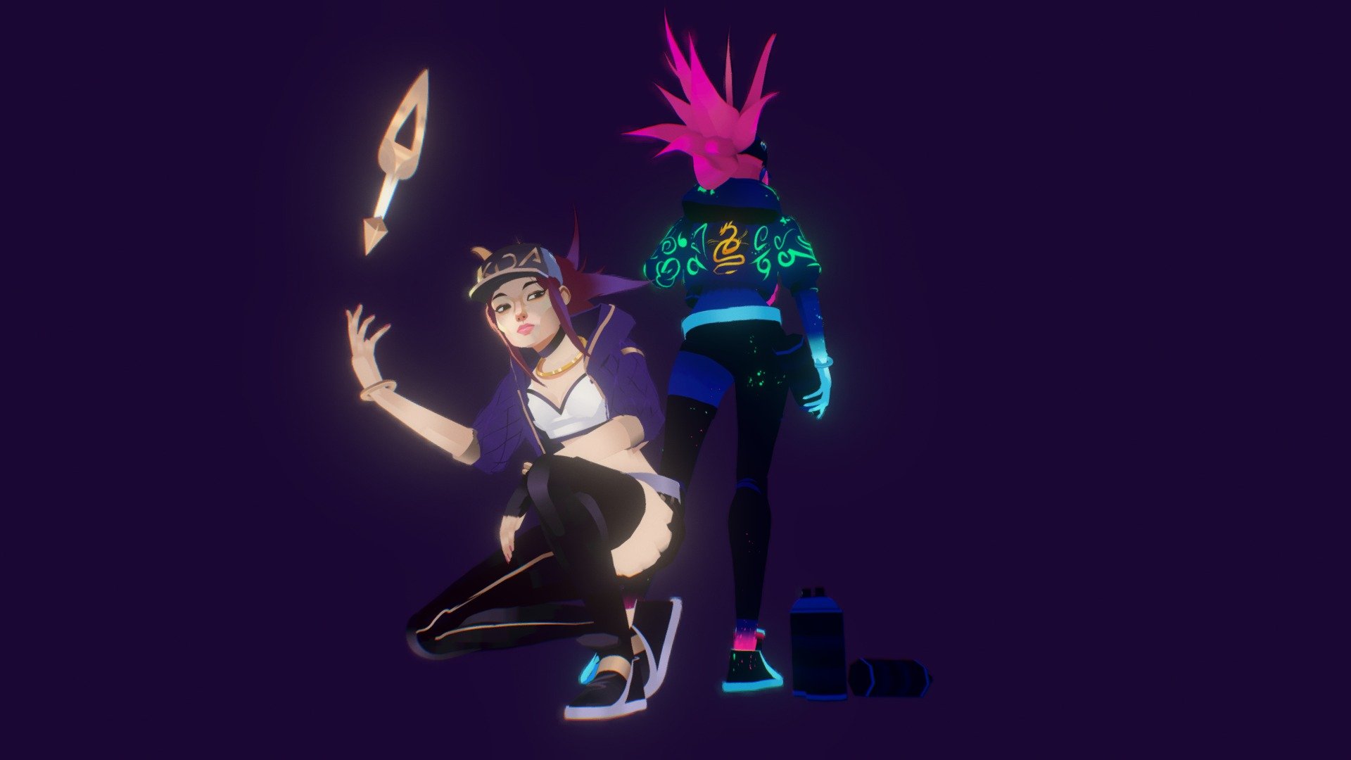 Akali - 3D model by kurtchangart [a36ffbf] - Sketchfab
