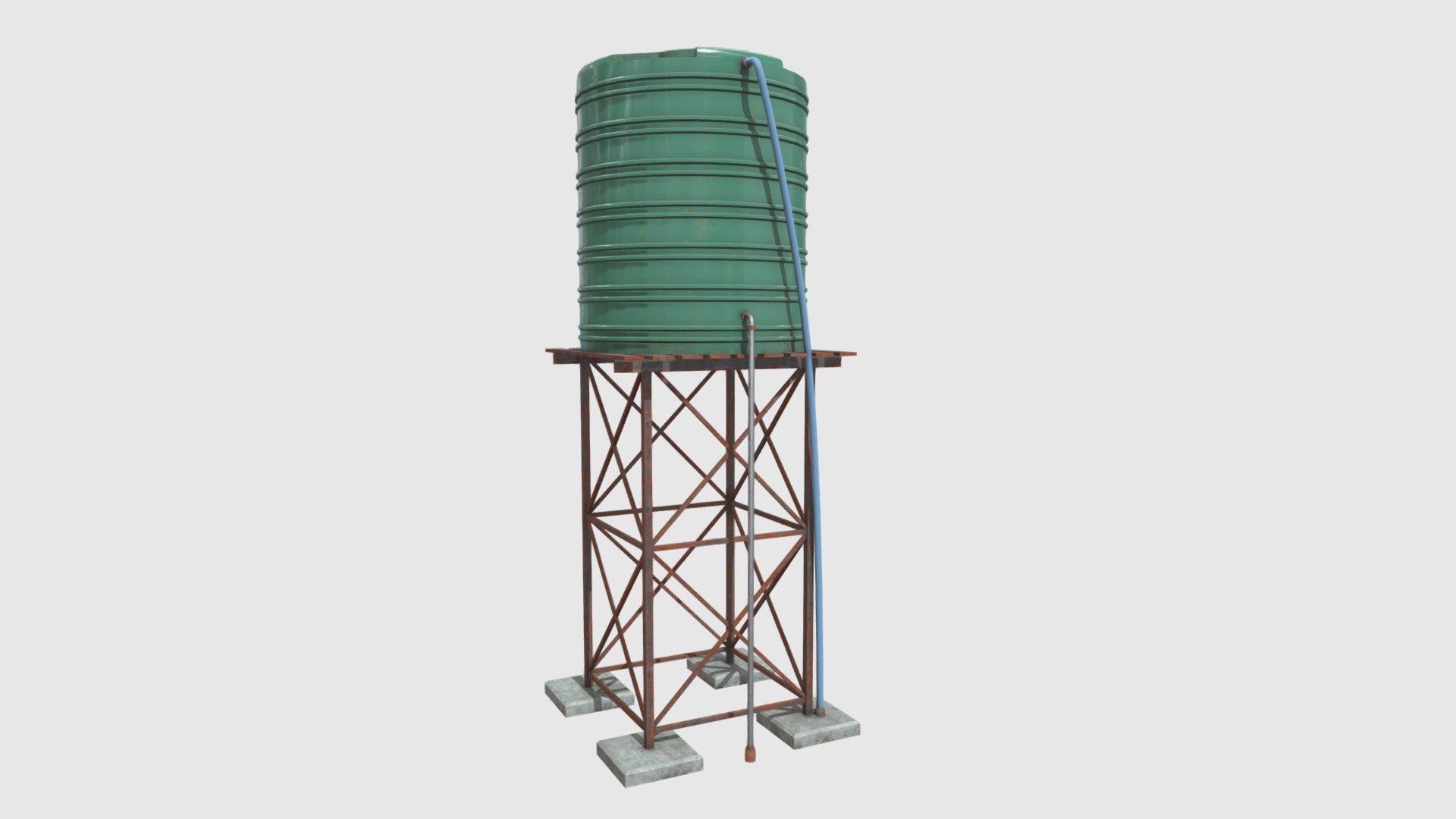 Water Tank - Buy Royalty Free 3D model by HowardCoates [a370eeb ...