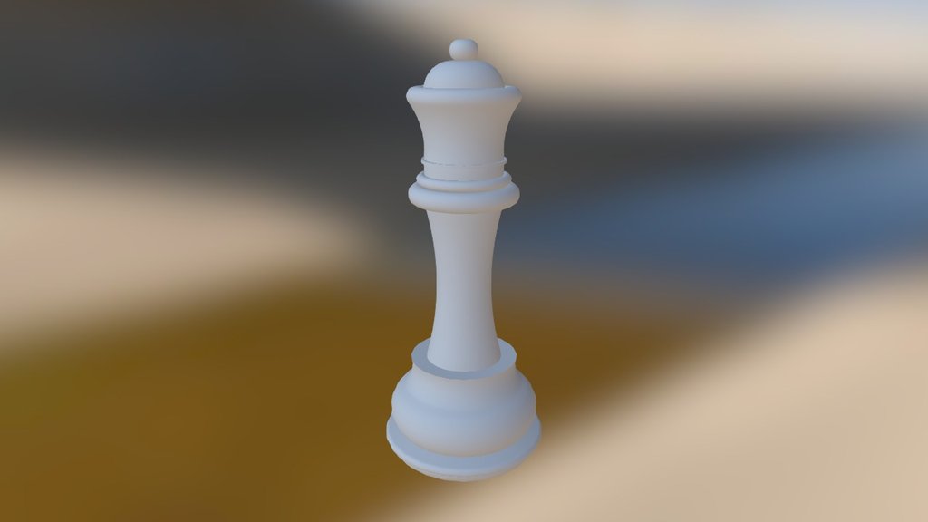 Chess Queen - 3D model by ryan.cassano [a3717e8] - Sketchfab