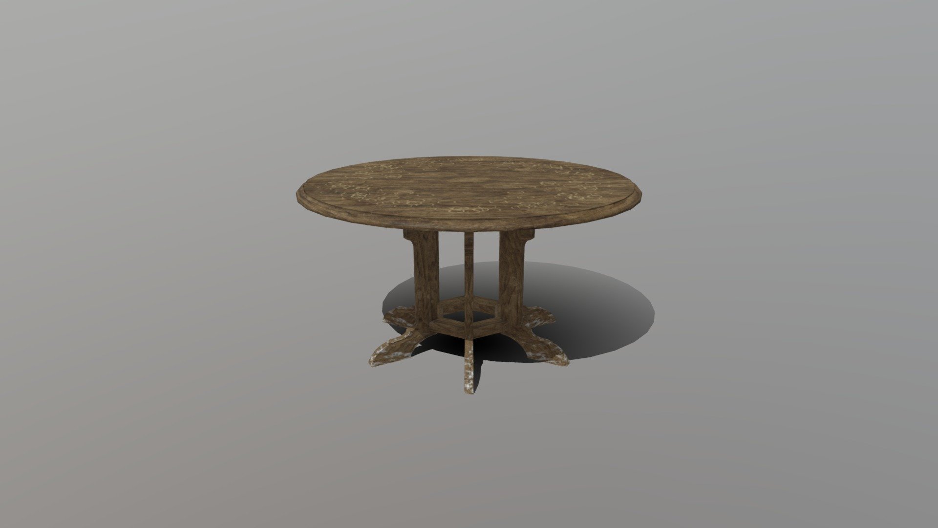 Green Dragon Inn - Round Table - 3D model by Callum_Alcock [a371cd2 ...