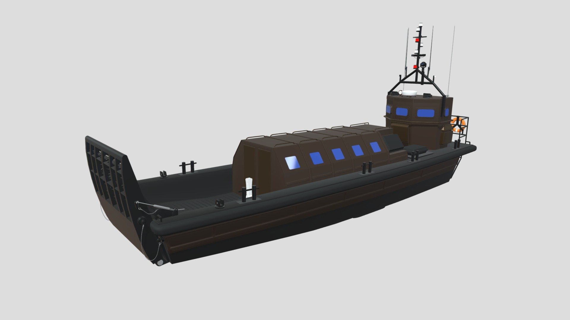LCVP- Mk5 - Landing Craft Vehicle Personnel - 3D model by DFL81 ...