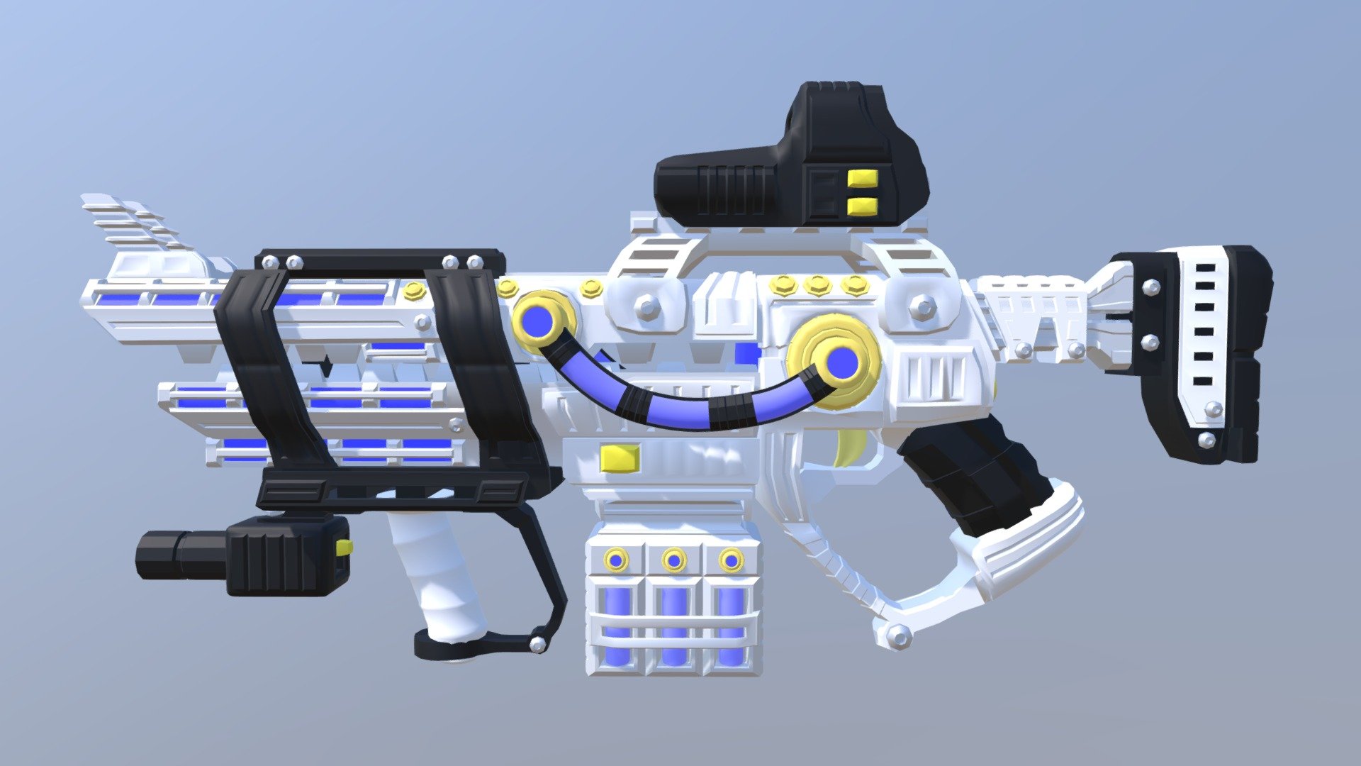 Energy Assault Rifle v1 - 3D model by Hilman Mauludin (@hilmatrix ...