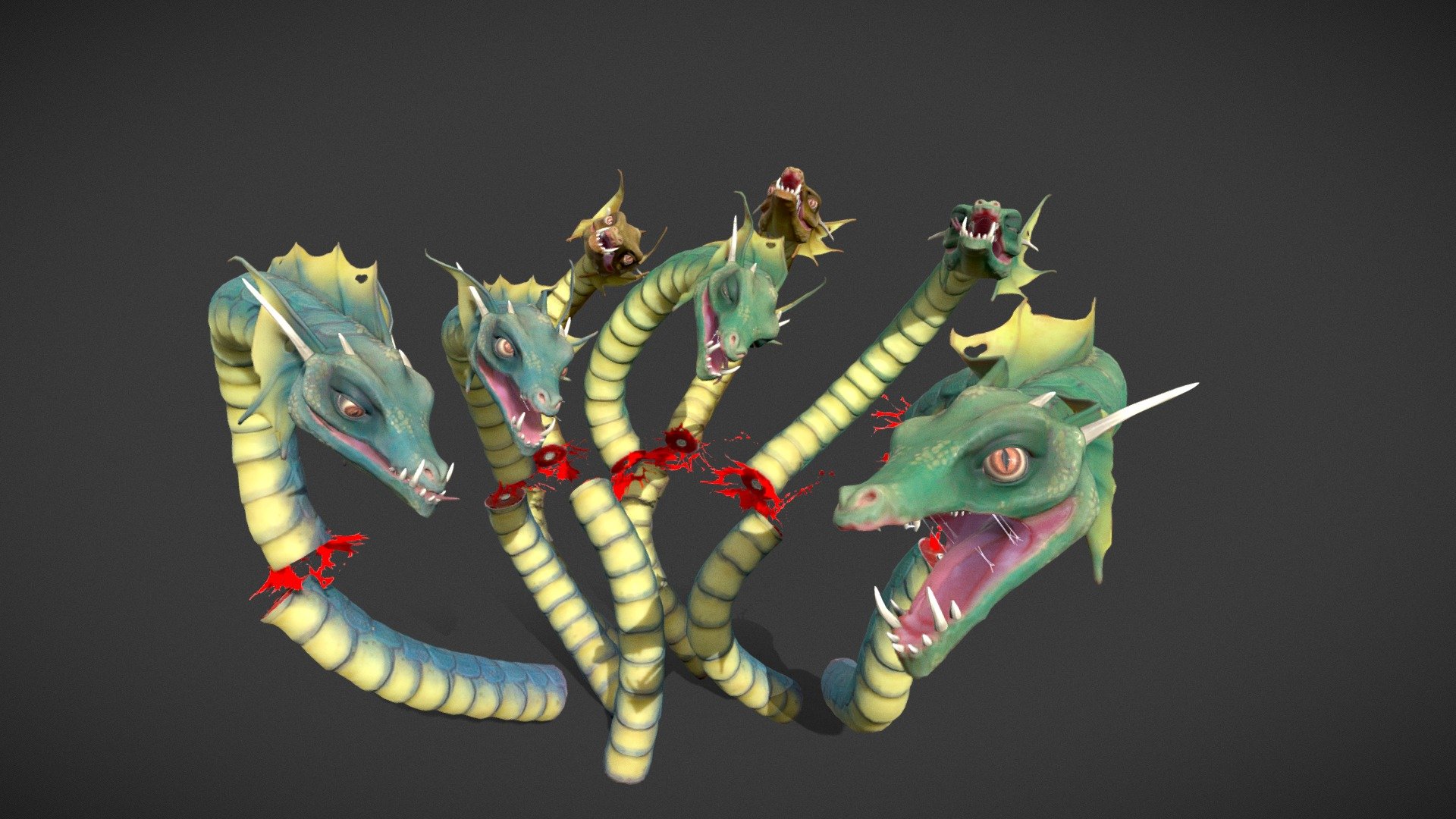 Hydra - 3D model by chris_warstat [a3750bf] - Sketchfab