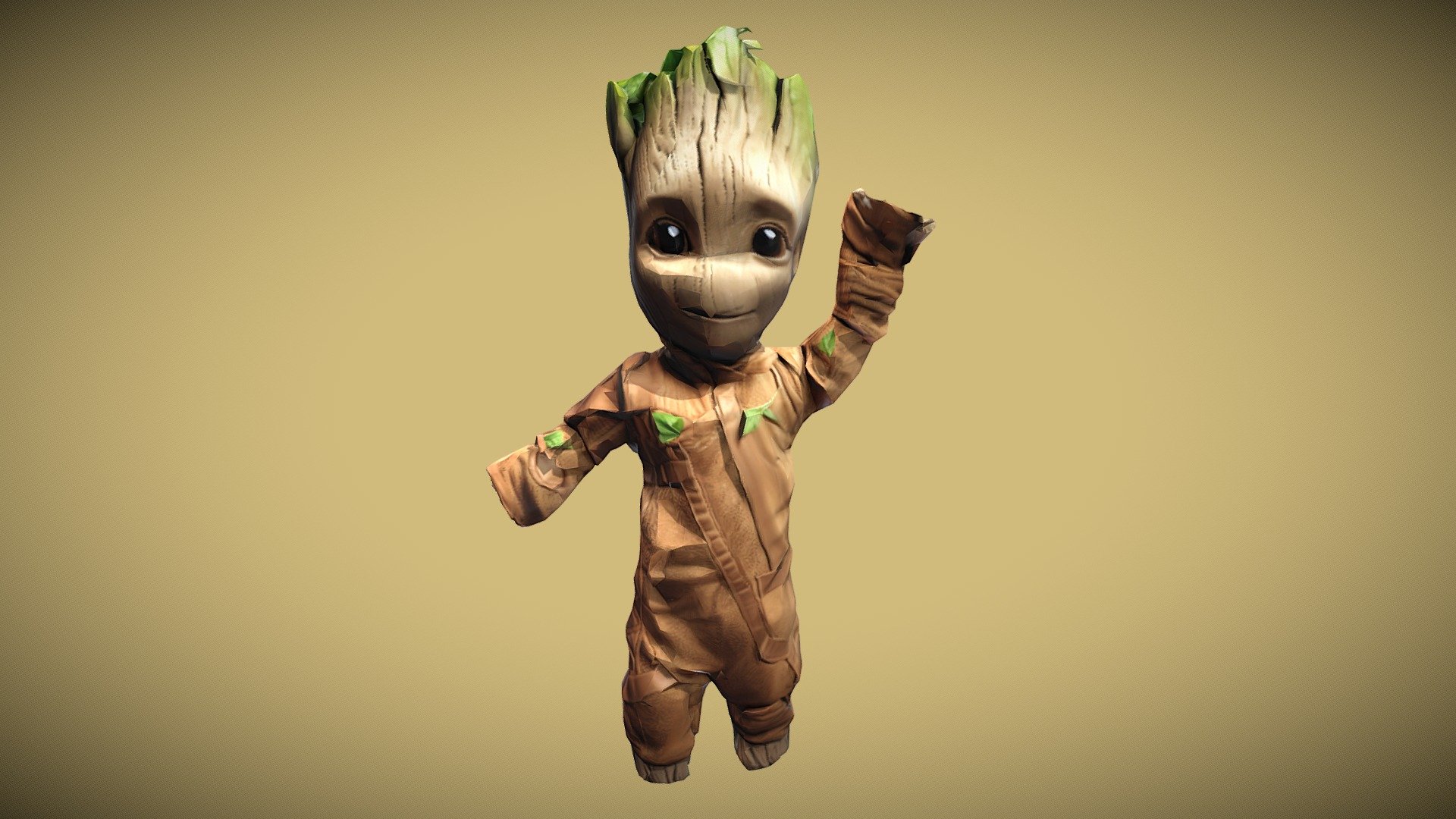 Groot - Buy Royalty Free 3D model by SAXN [a376071] - Sketchfab Store