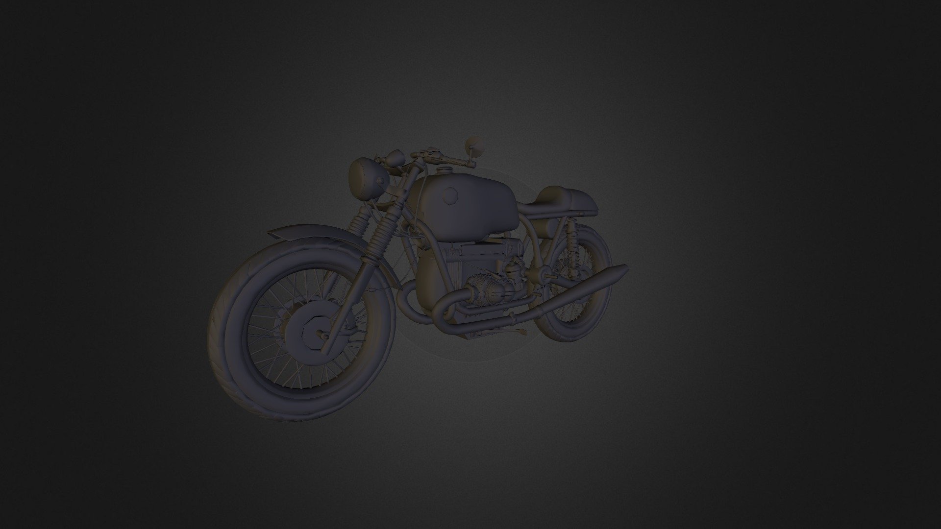 Cafe Racer (WIP) - 3D model by josiahvscholten [a376f98] - Sketchfab
