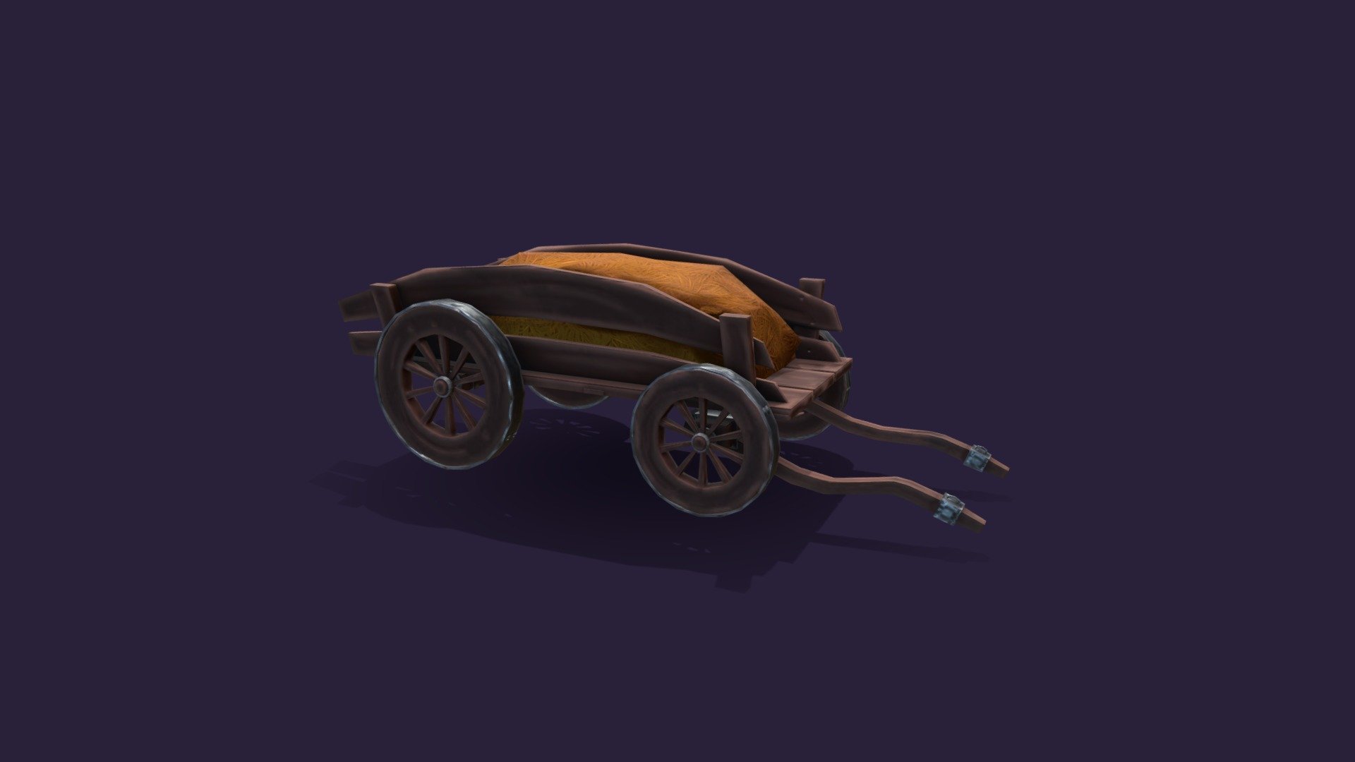 Hay Cart - 3D model by laubv33 [a37732c] - Sketchfab