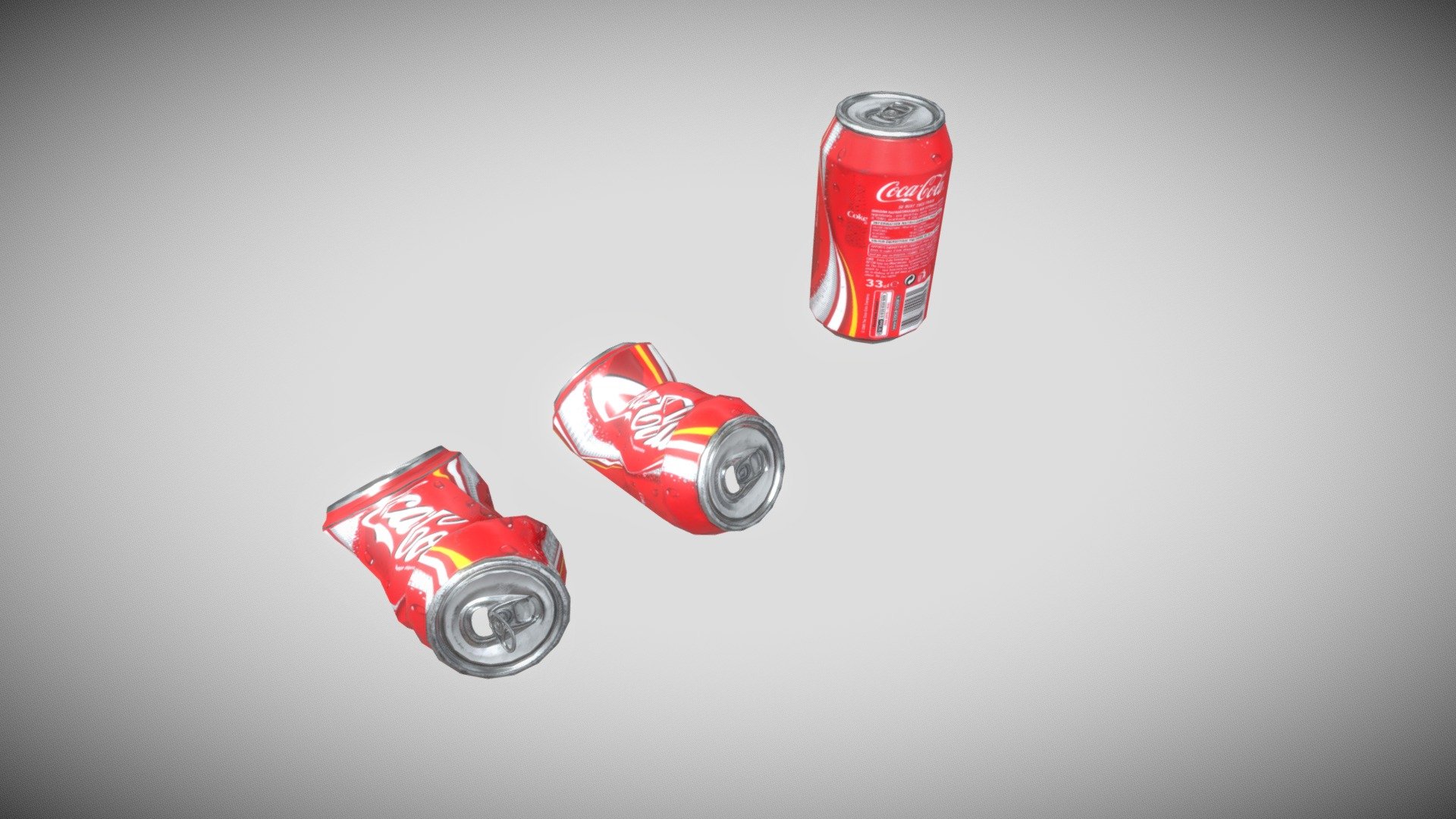 cola can - 3 models in one - Download Free 3D model by PersianTiger ...