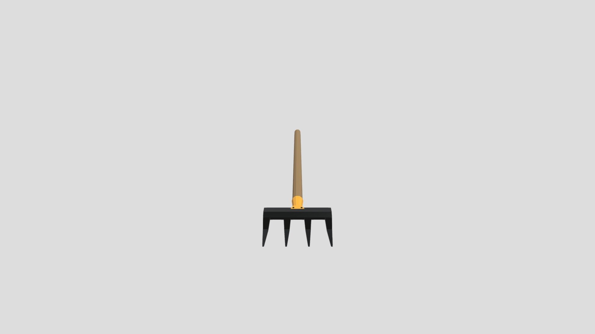 Low Poly Pitchfork - 3D model by saboehnke [a37842c] - Sketchfab