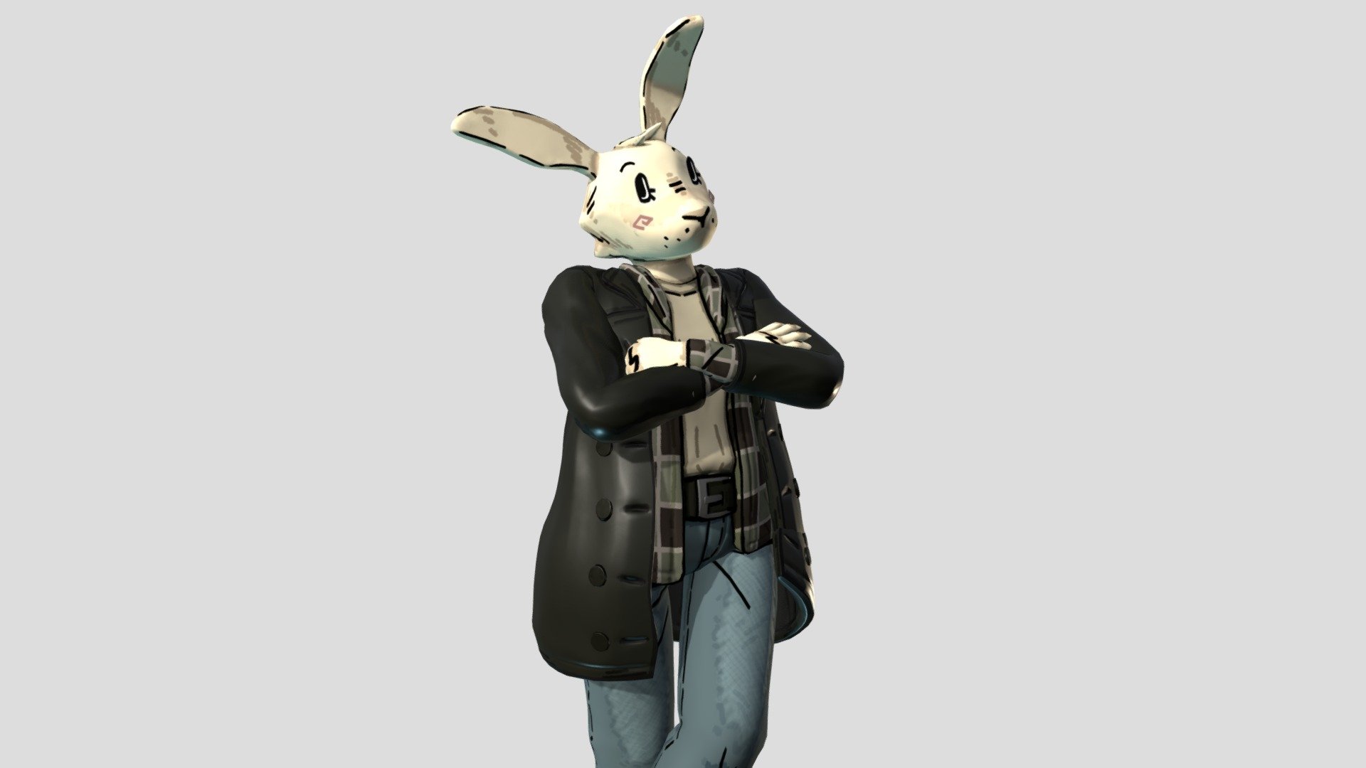 Bunny Character Model - 3D model by Pew (@lemon.pew) [a378cba] - Sketchfab