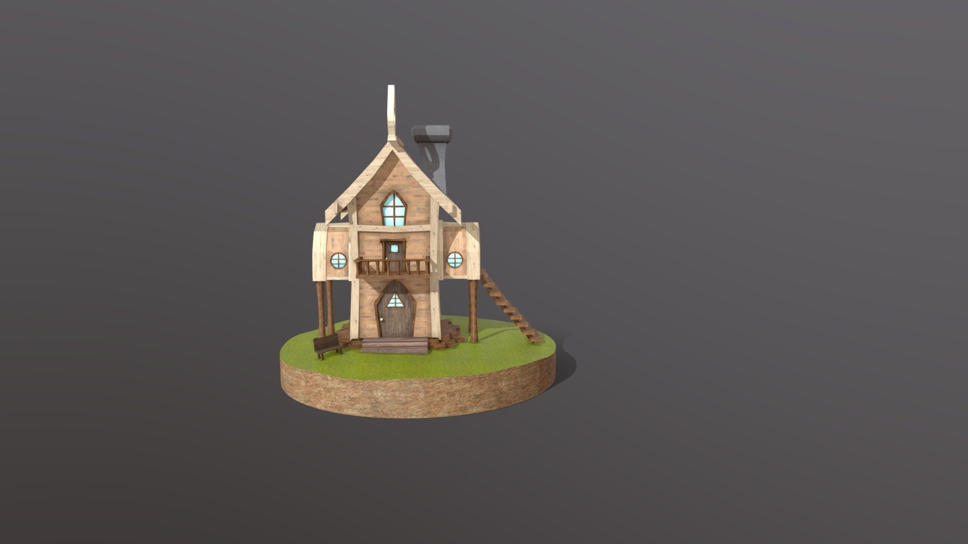 Cartoon Tower - 3D model by 3D.FatihDK (@FatihDK) [a378fd5] - Sketchfab
