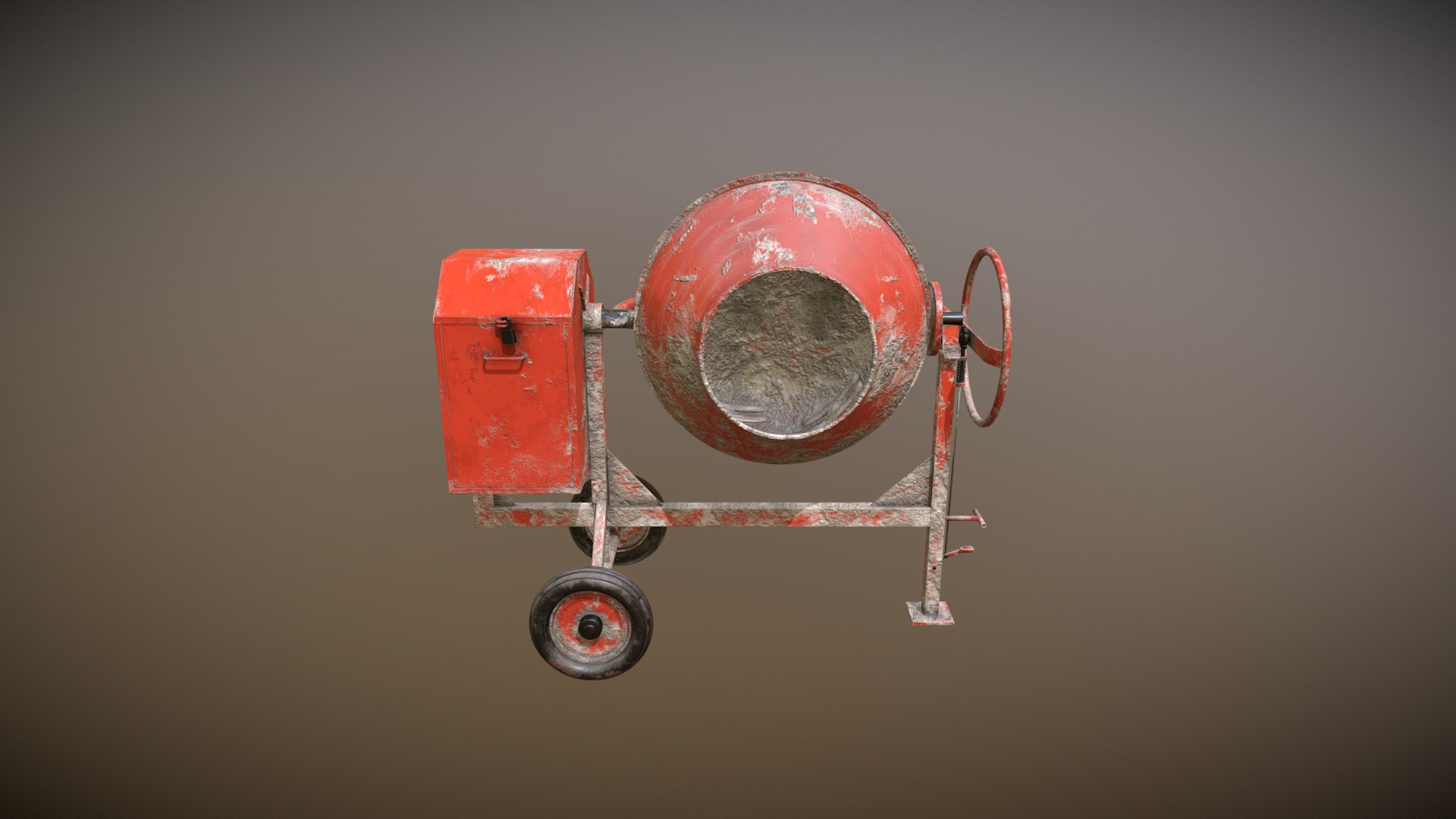 Cement Mixer - 3D model by musemeghini1 [a37d5d3] - Sketchfab