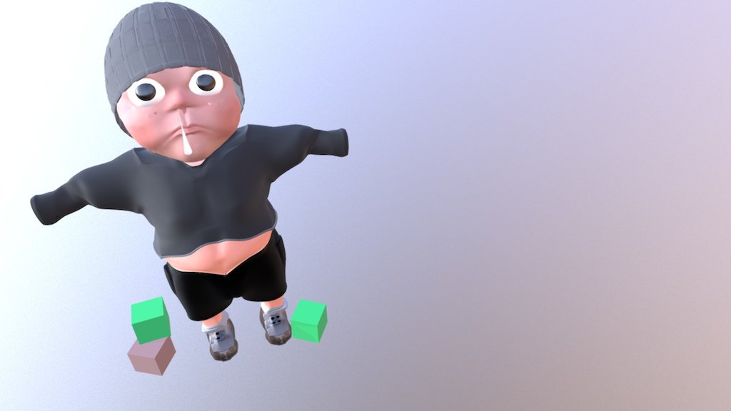 Booger Face - 3D model by RustyMotion [a37ec52] - Sketchfab