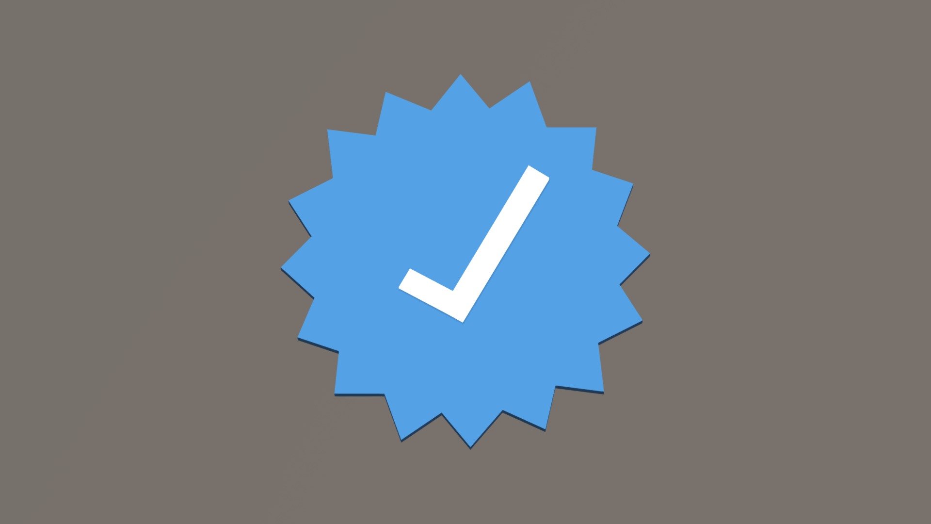 Instagram Check Mark - 3D model by tspirou [a37f3b4] - Sketchfab
