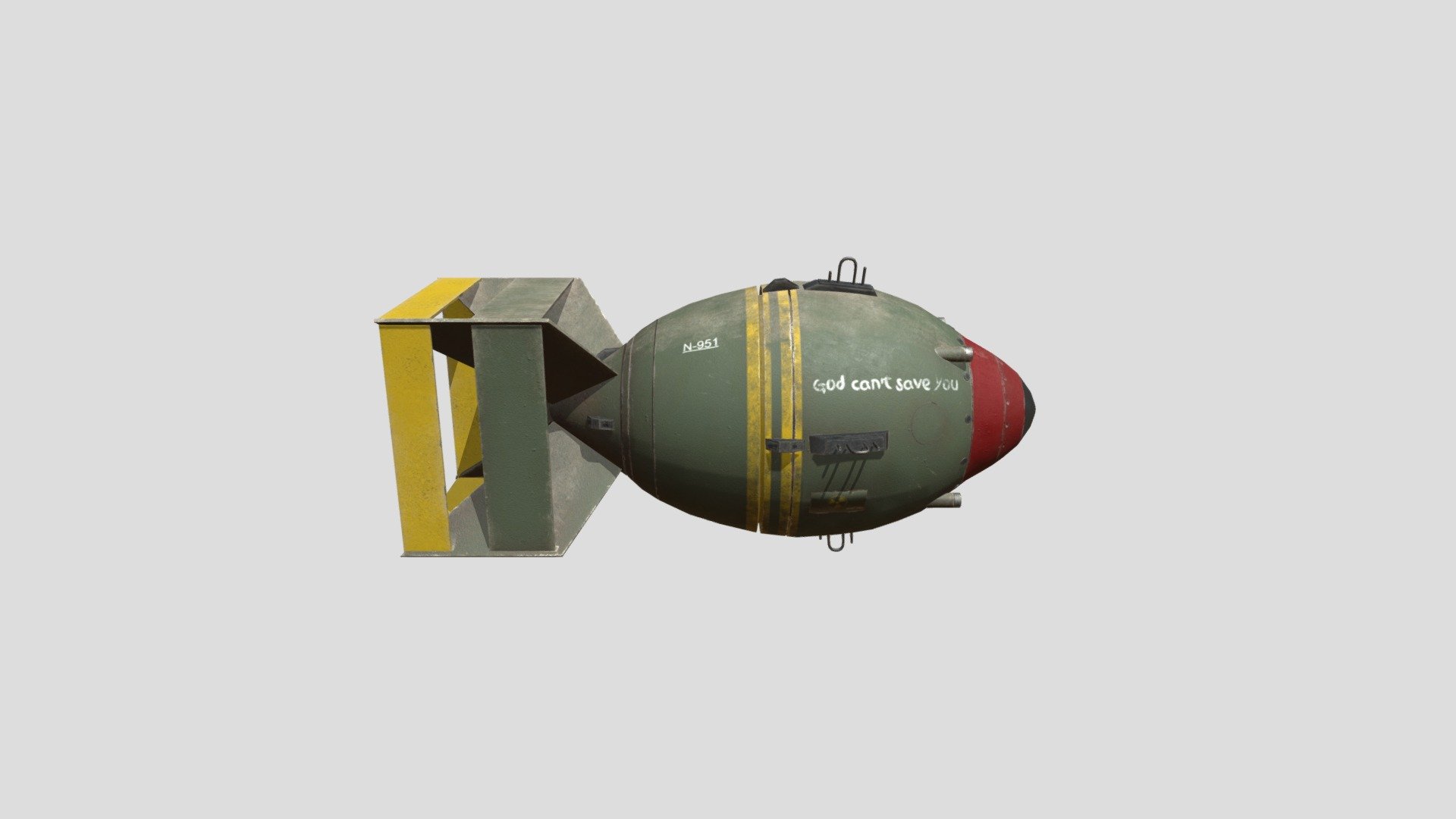 Nuke bomb - 3D model by Artyooooom [a380255] - Sketchfab