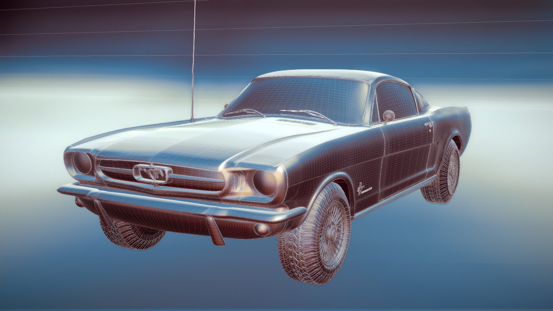 1967 Mustang Fastback - 3D model by wsatcher12 [a3826d1] - Sketchfab