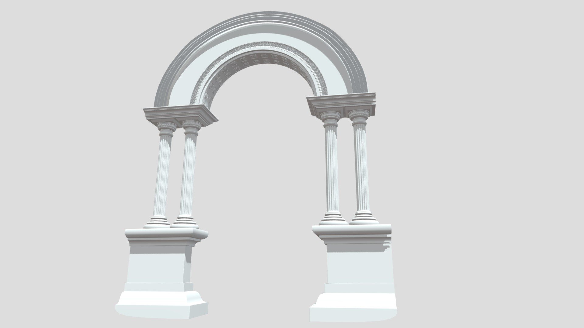 Cathedral Arch - Download Free 3D model by CG Renders (@CGRender ...