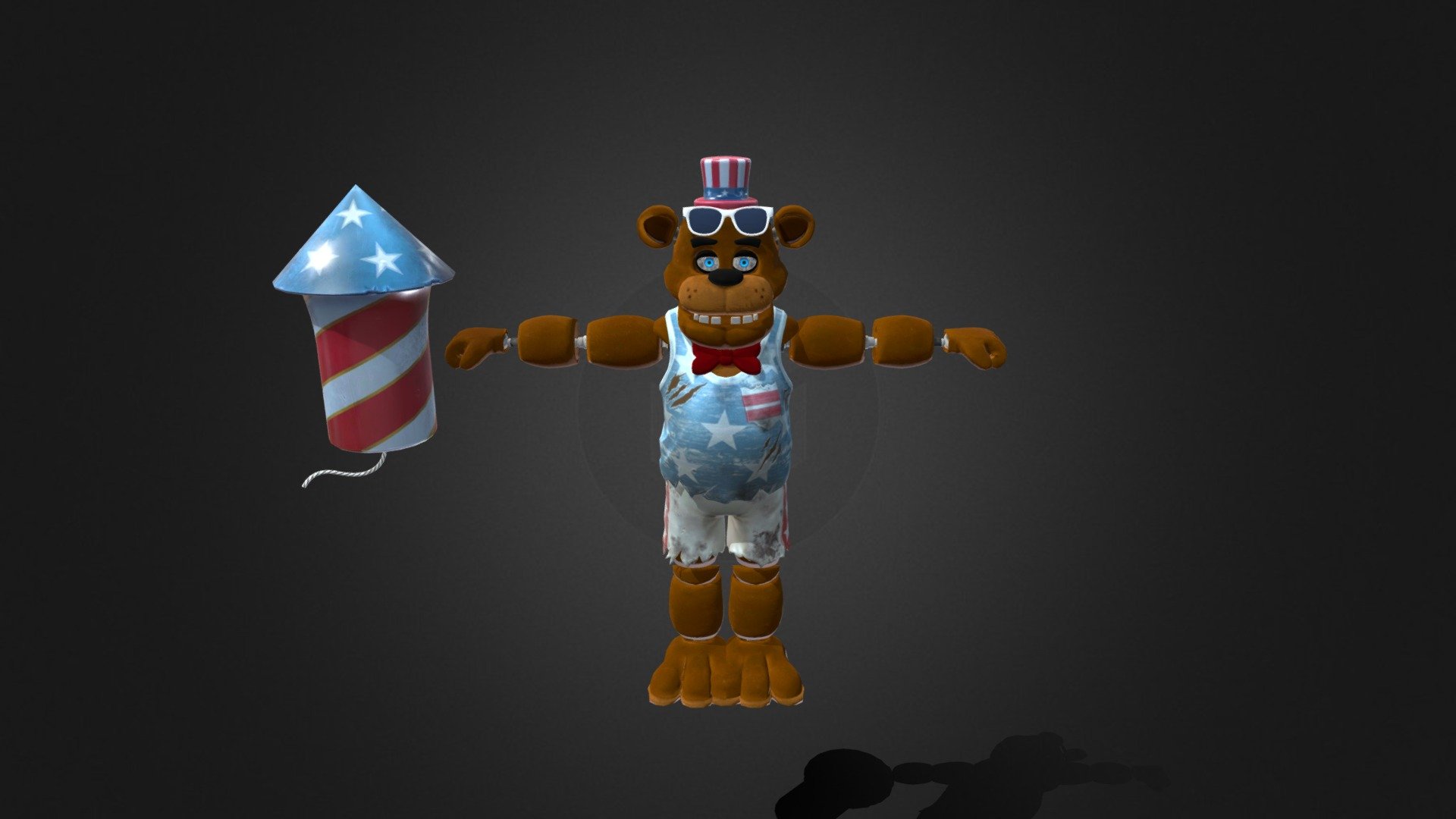 Firework Freddy AR - Download Free 3D model by Sweetieboy87 (@Babyboy92 ...