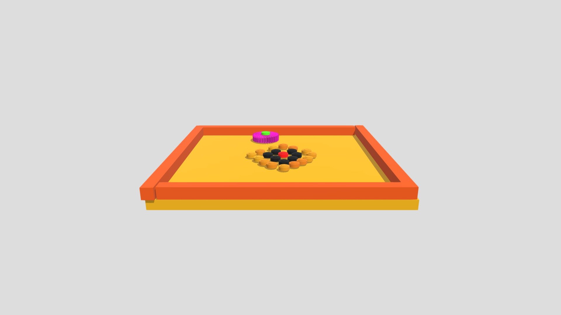 Carrom board model and animation - Download Free 3D model by arjunaditya758 [a38897b] - Sketchfab