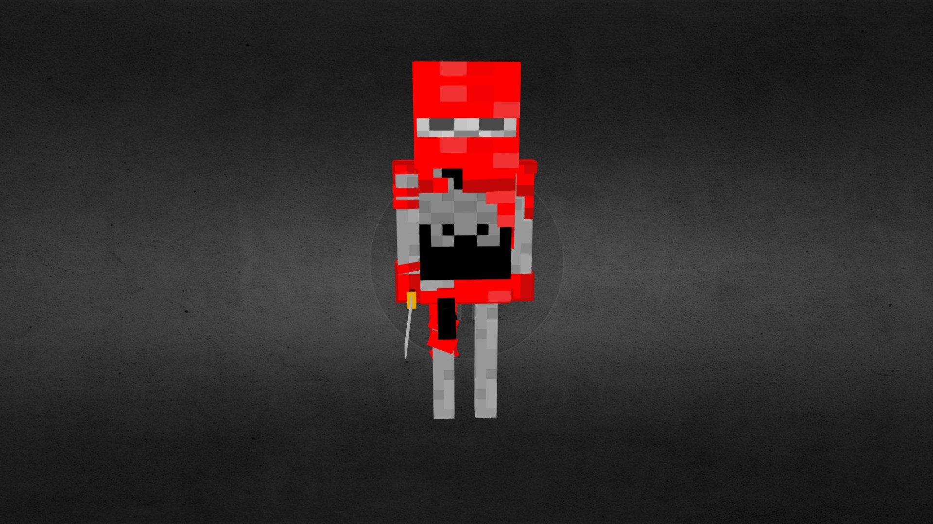 Red ninja - Download Free 3D model by hunting_tomatoes [a388bd3 ...